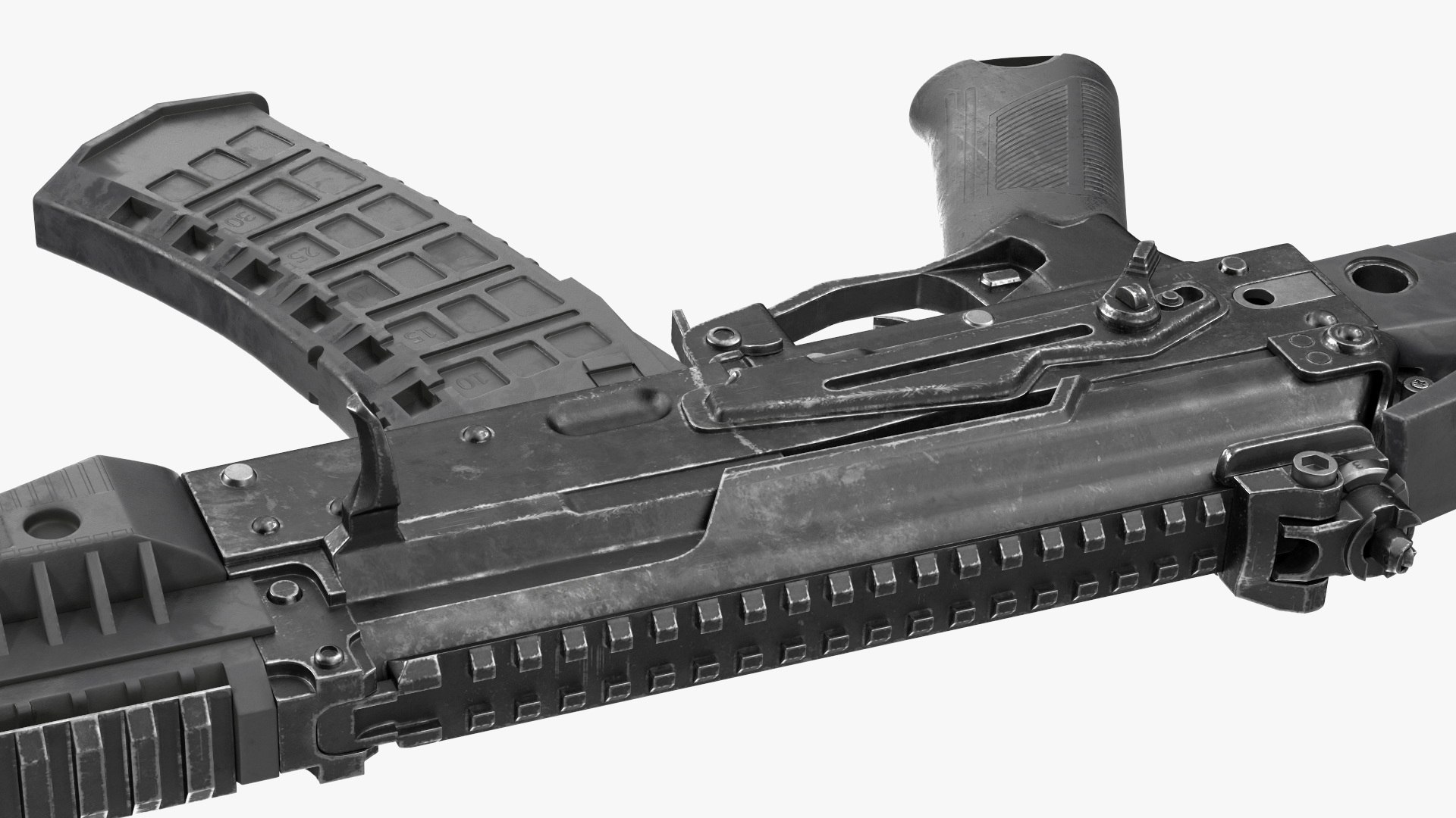 Old Assault Rifle AK-12 3D - TurboSquid 2128850