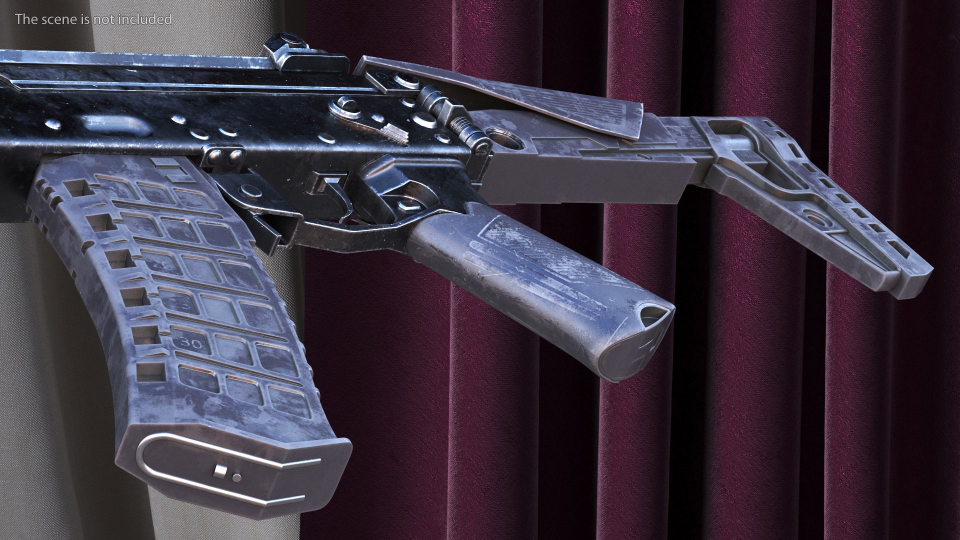 Old Assault Rifle AK-12 3D - TurboSquid 2128850