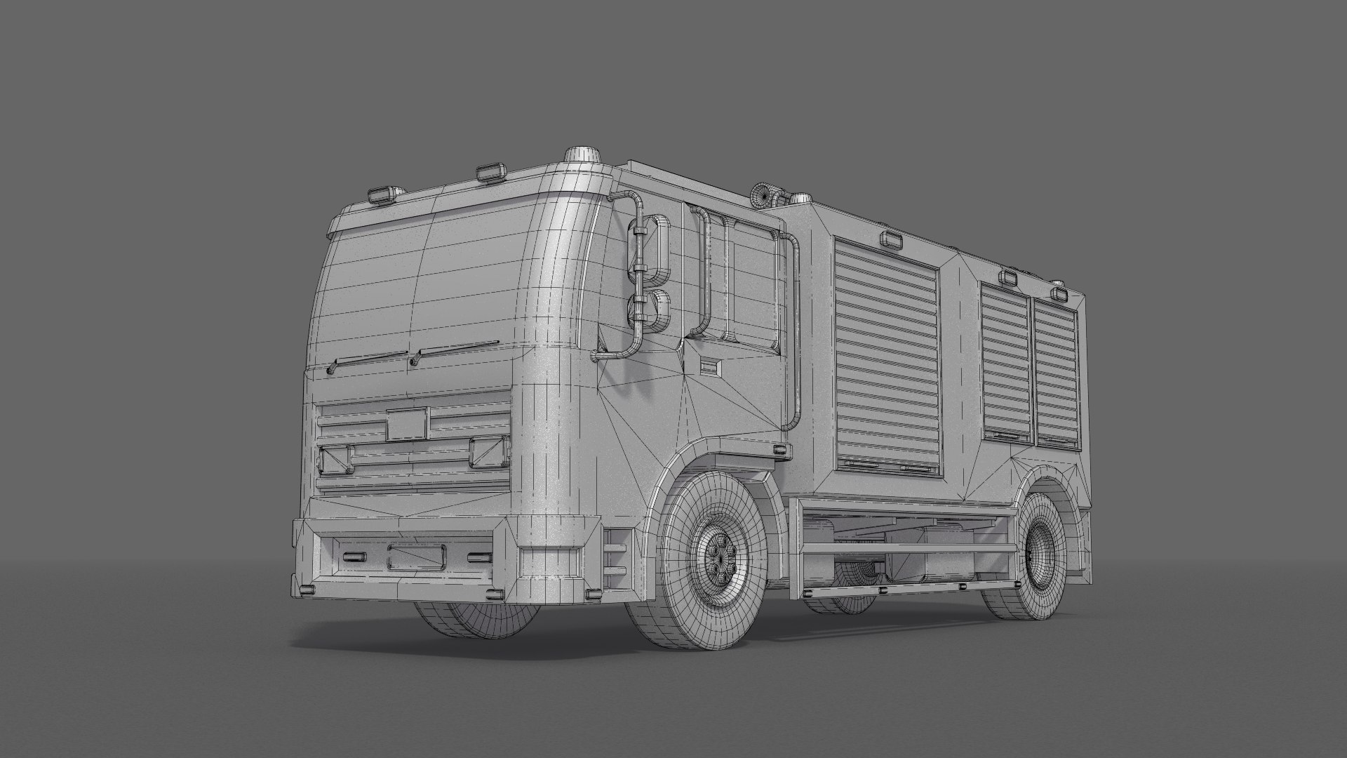 Spanish Firetruck 3D - TurboSquid 2090876