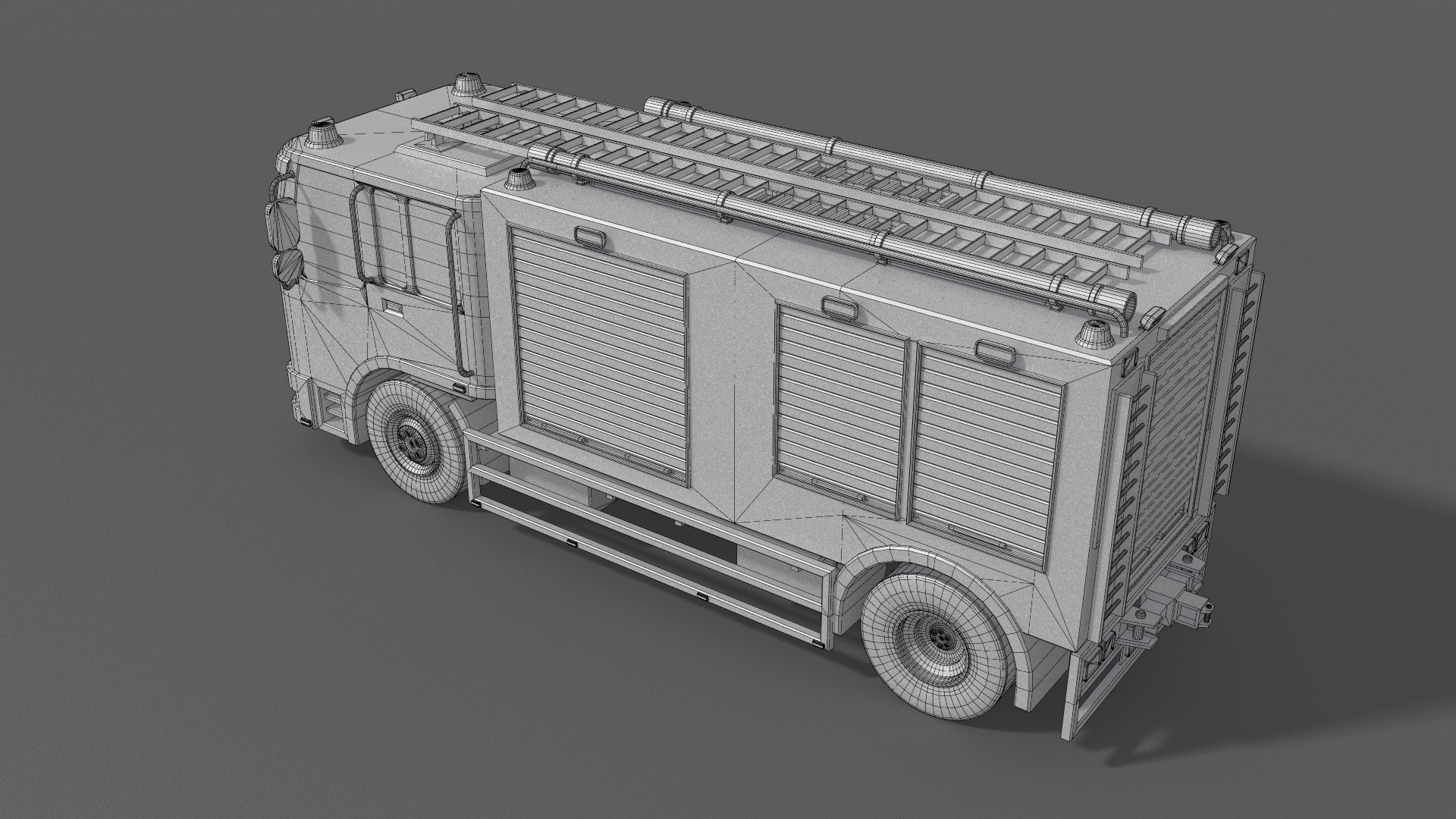 Spanish Firetruck 3D - TurboSquid 2090876