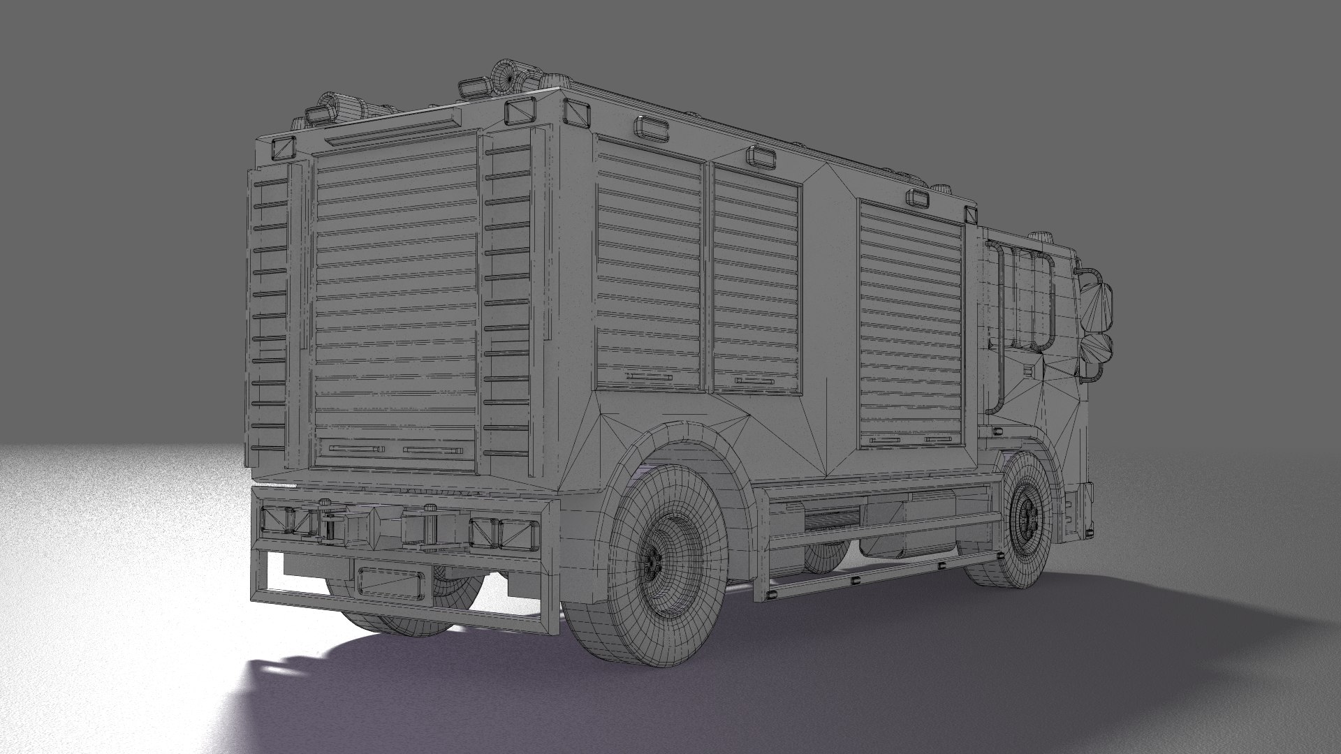 Spanish Firetruck 3D - TurboSquid 2090876