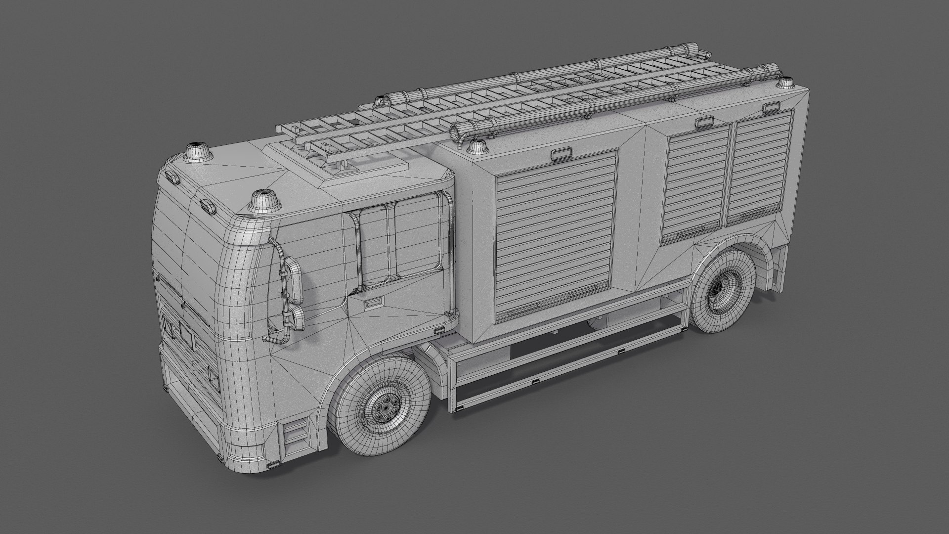Spanish Firetruck 3D - TurboSquid 2090876