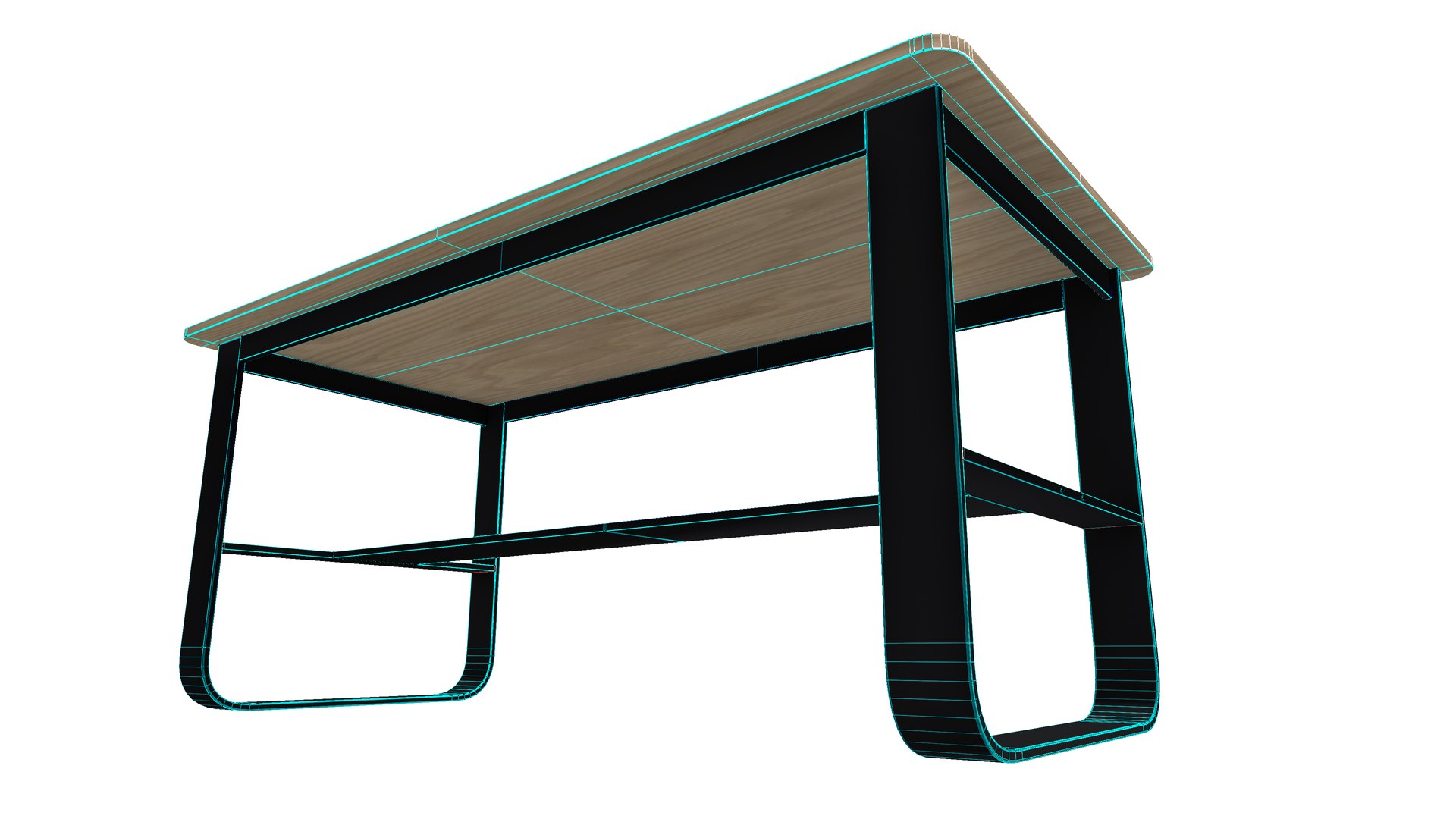 Study Table 3D Model VR 3D - TurboSquid 1930426