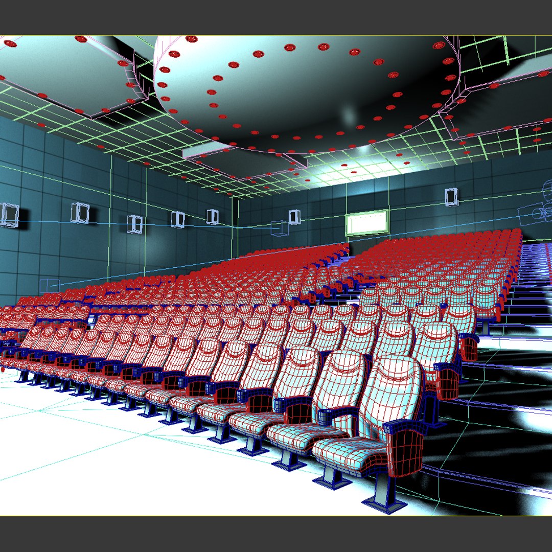 3d Model Hall Movie