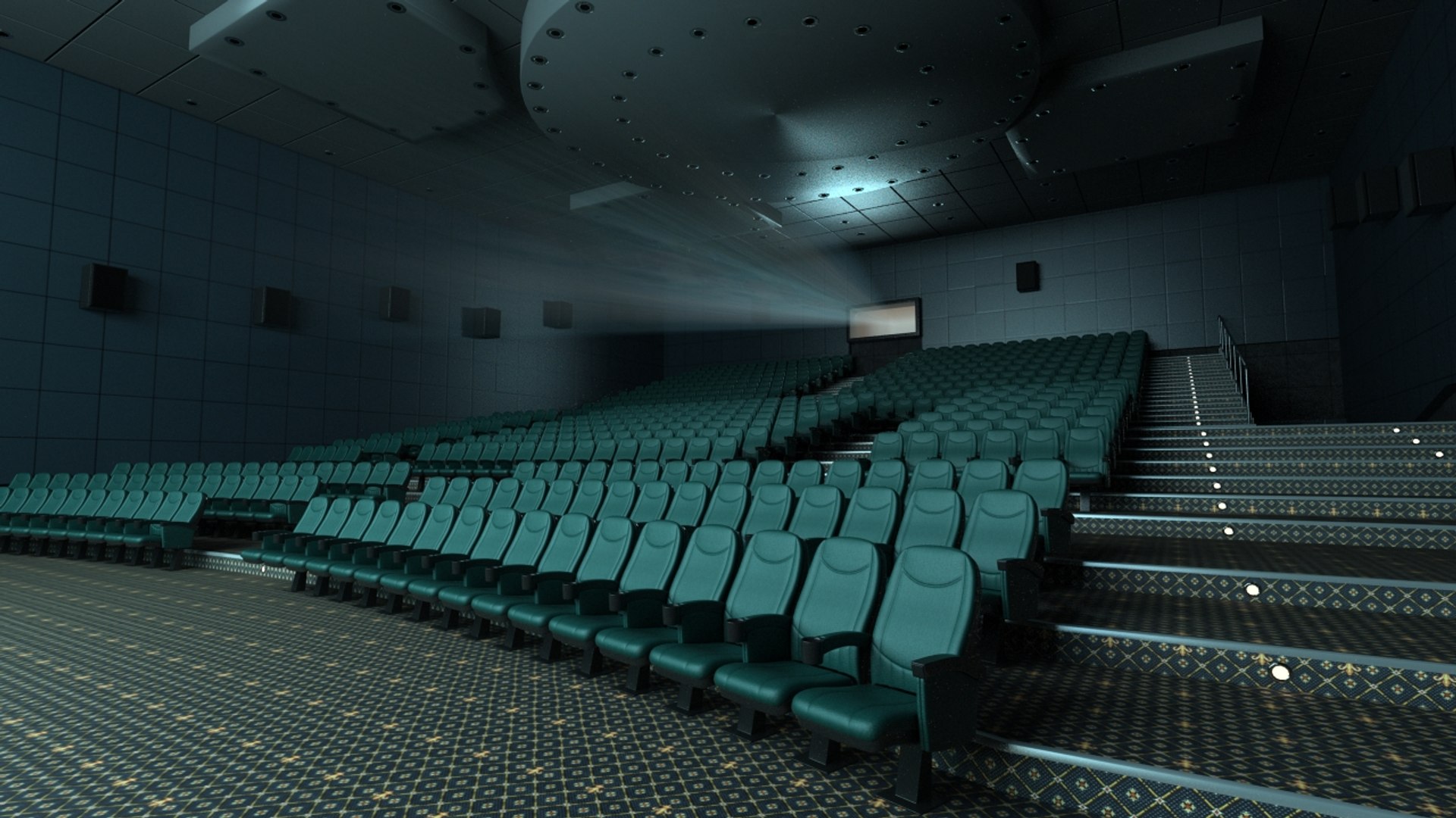 3d Model Hall Movie