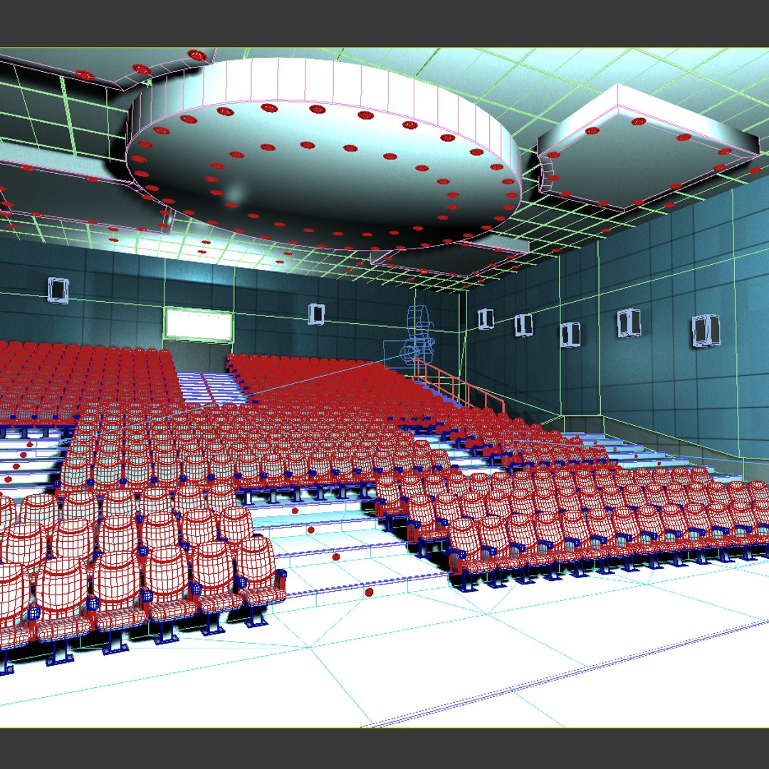 3d Model Hall Movie