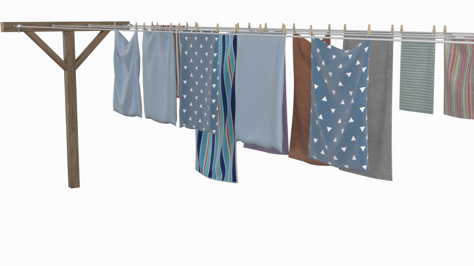 Clothes Line 3D - TurboSquid 2146977