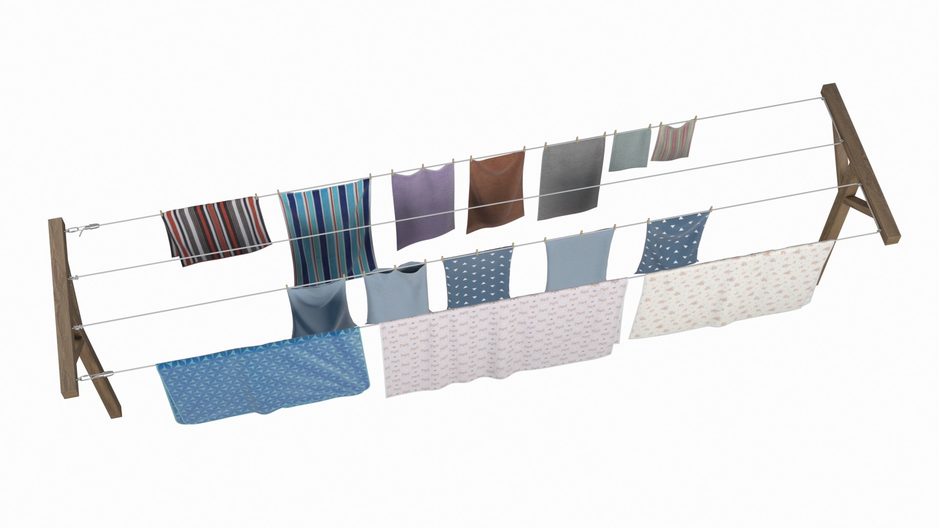 Clothes Line 3D - TurboSquid 2146977