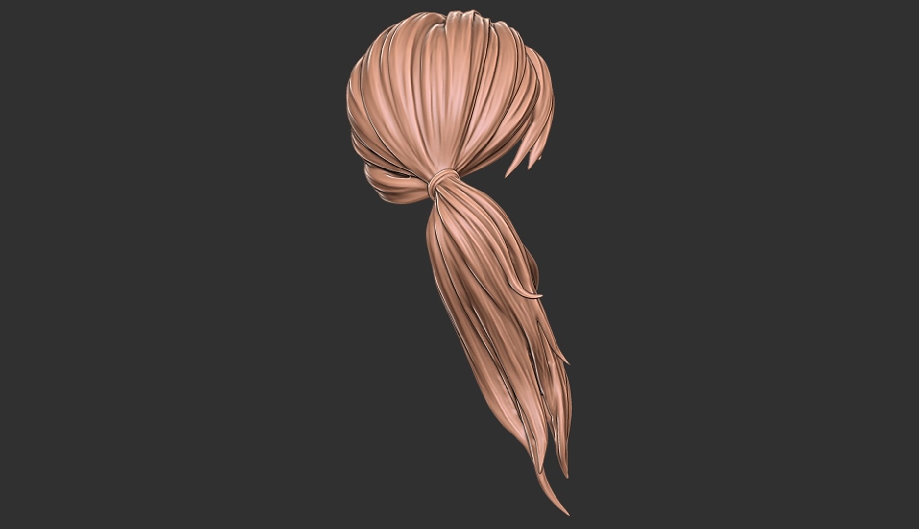 Hair 34 3D Model - TurboSquid 1878370