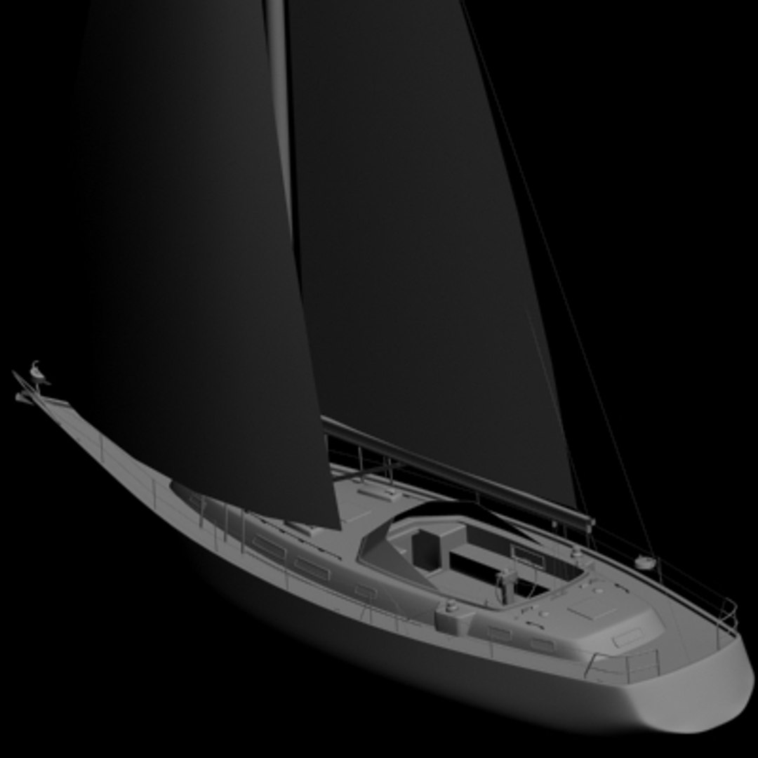 Hallberg Rassy 3d Model