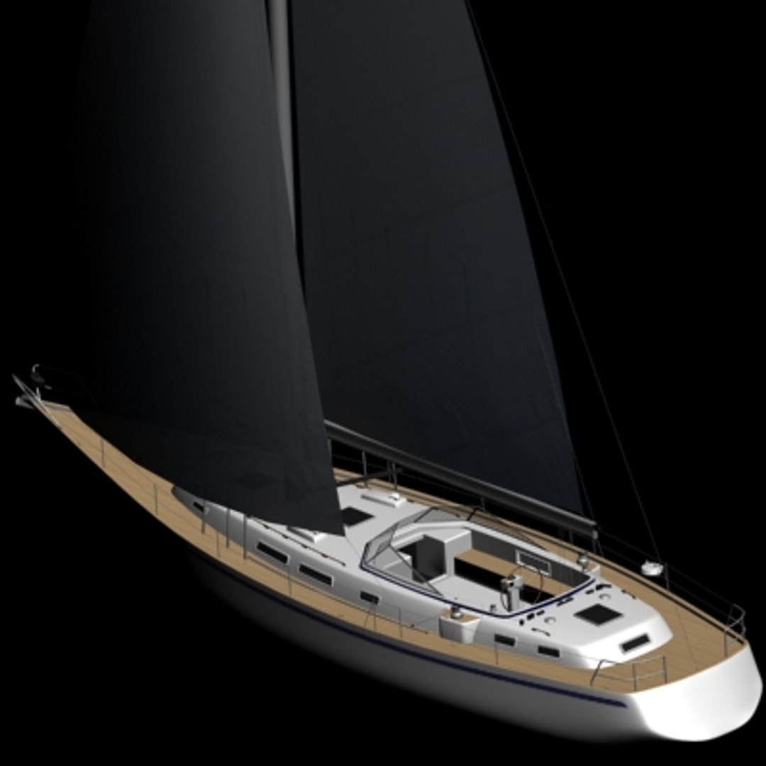 Hallberg Rassy 3d Model