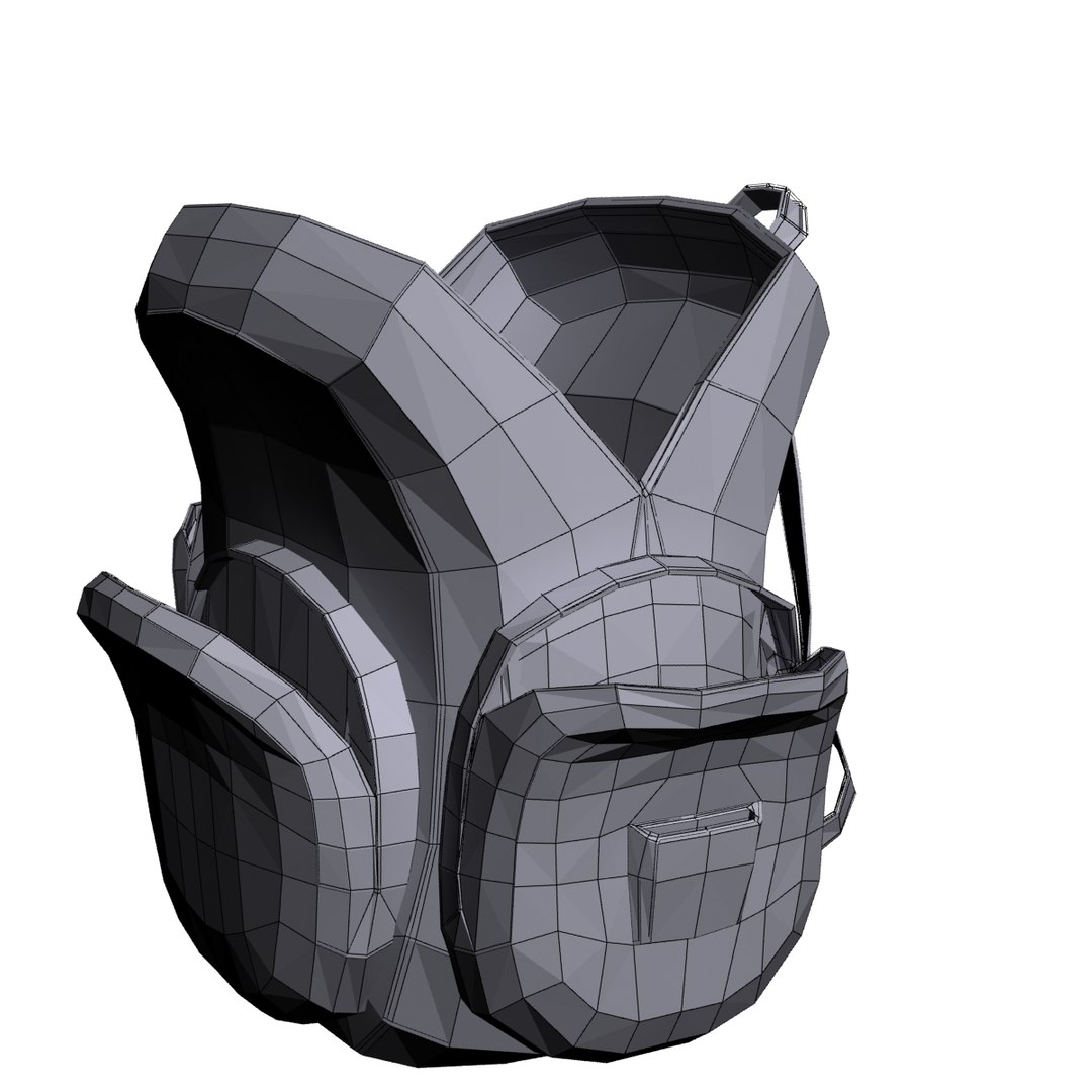 3d Model School Bag