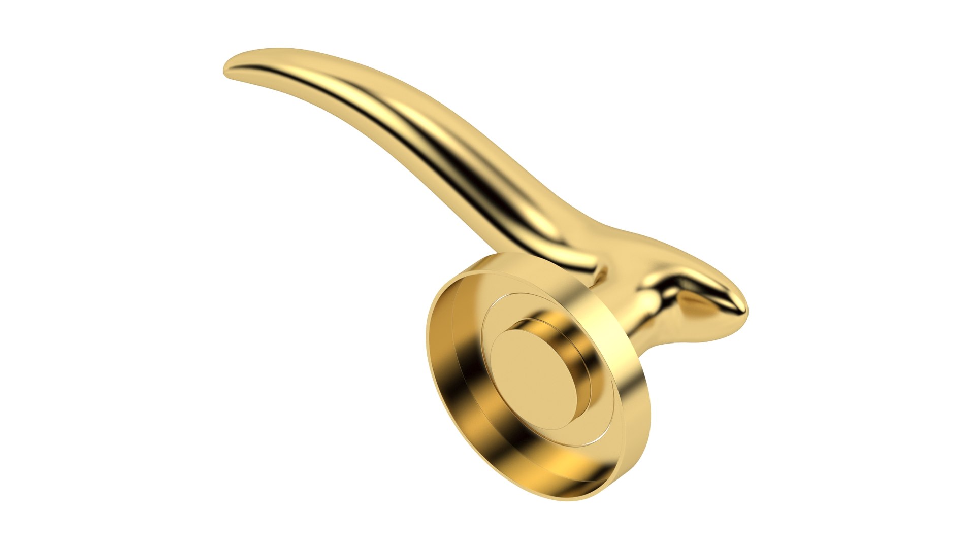 3D Barcelona Door Handle Brass Model - TurboSquid 1897398