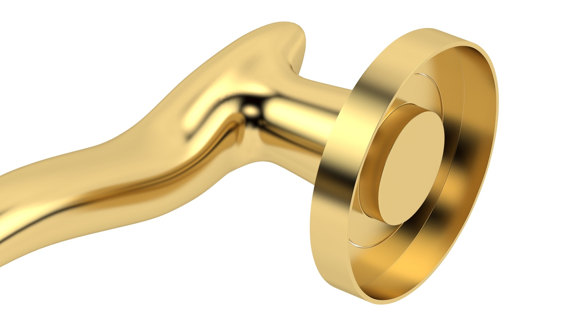 3D Barcelona Door Handle Brass Model - TurboSquid 1897398