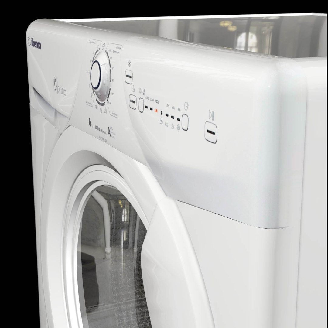 Washingmachine Iberna Ib4-106d2-07 3d Max