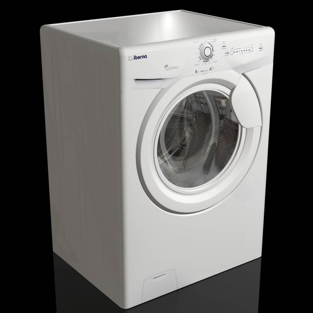 Washingmachine Iberna Ib4-106d2-07 3d Max