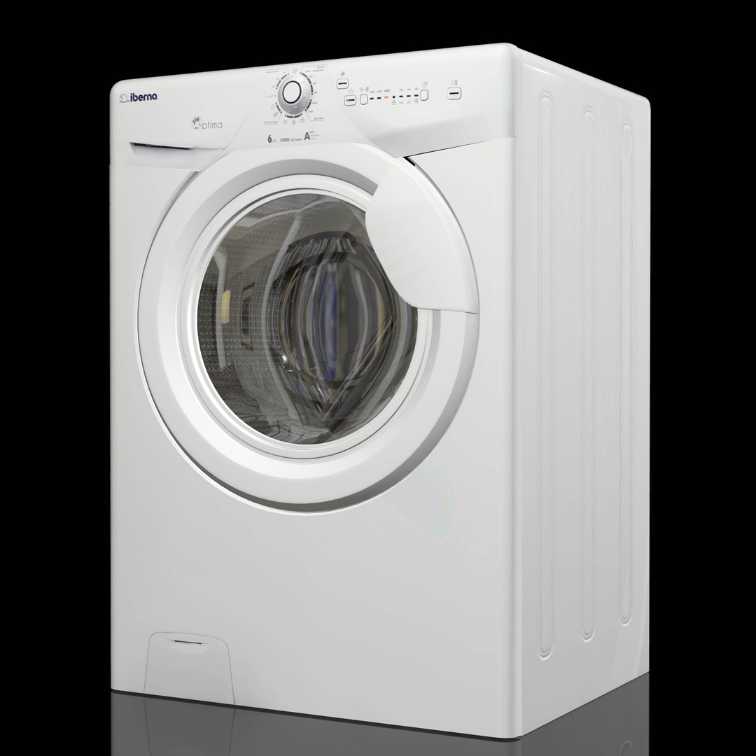 Washingmachine Iberna Ib4-106d2-07 3d Max