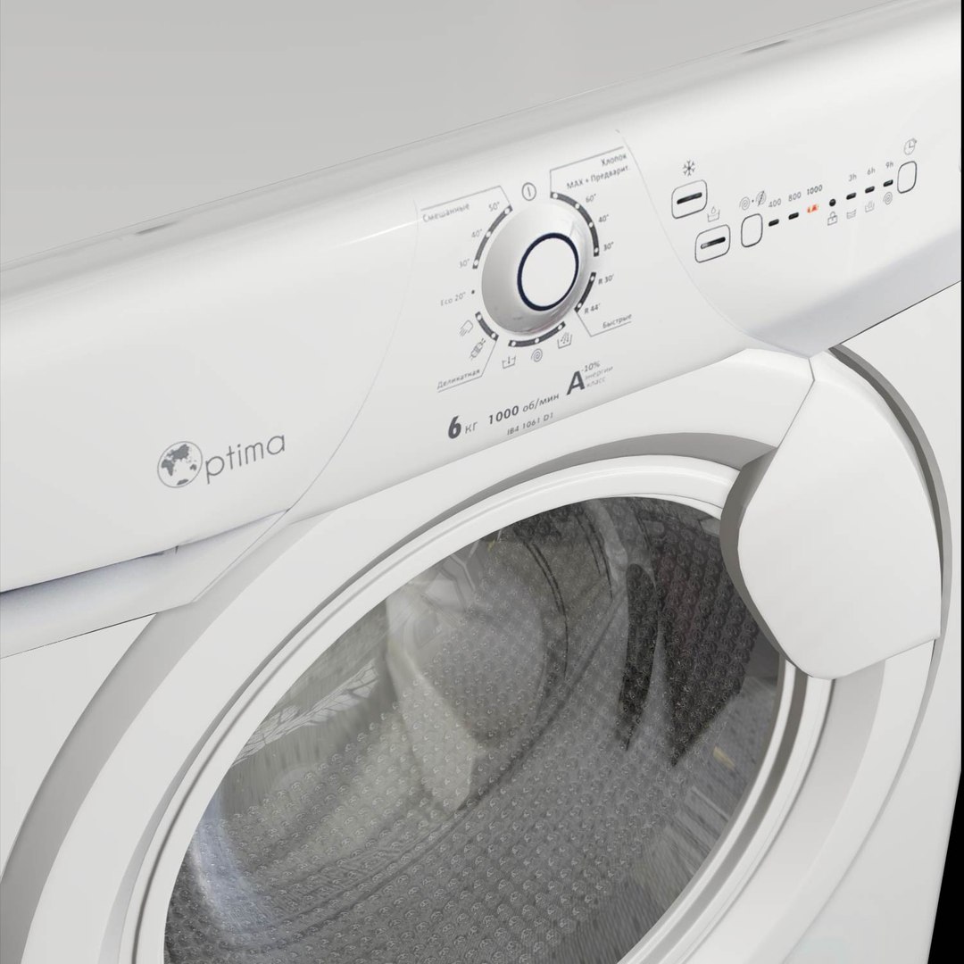 Washingmachine Iberna Ib4-106d2-07 3d Max