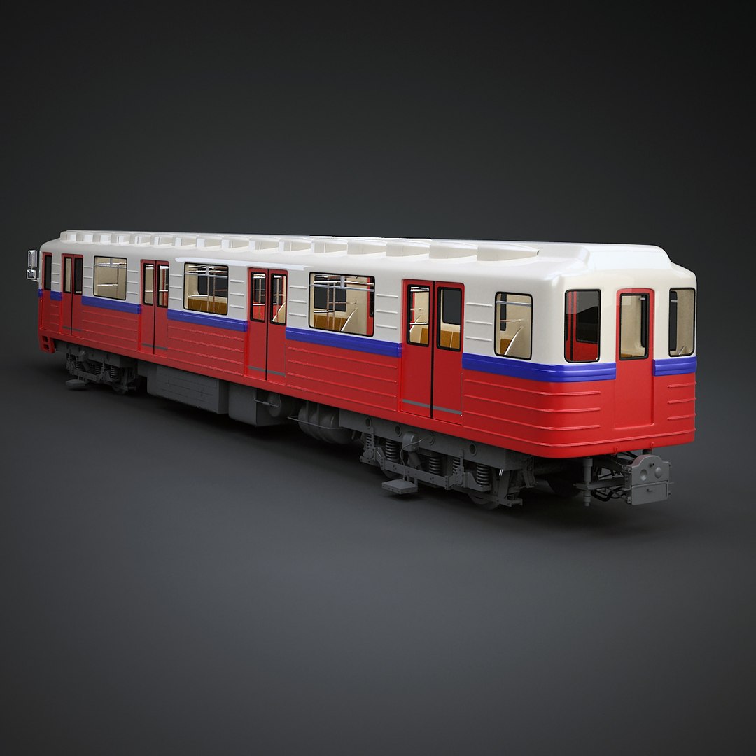 Metro Rolling Stock 3d Model