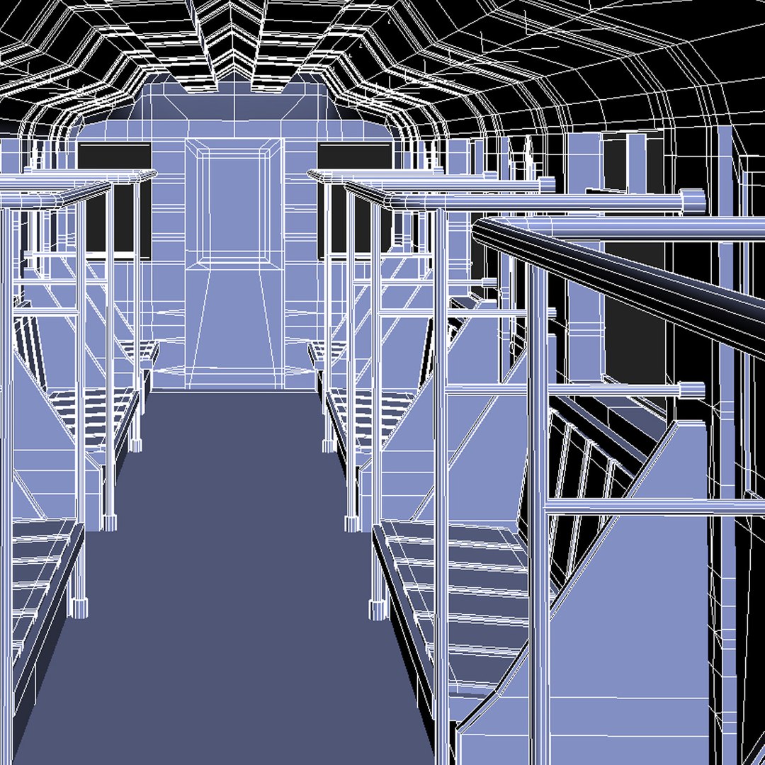 Metro Rolling Stock 3d Model