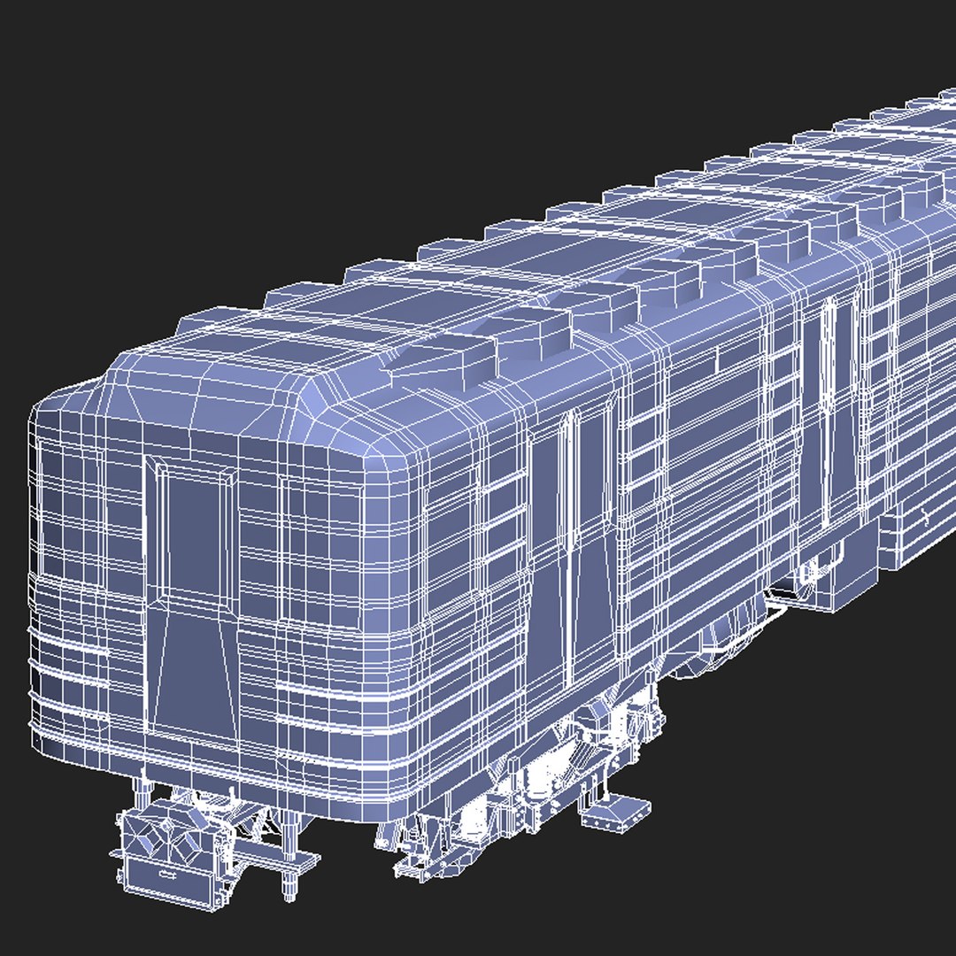 Metro Rolling Stock 3d Model
