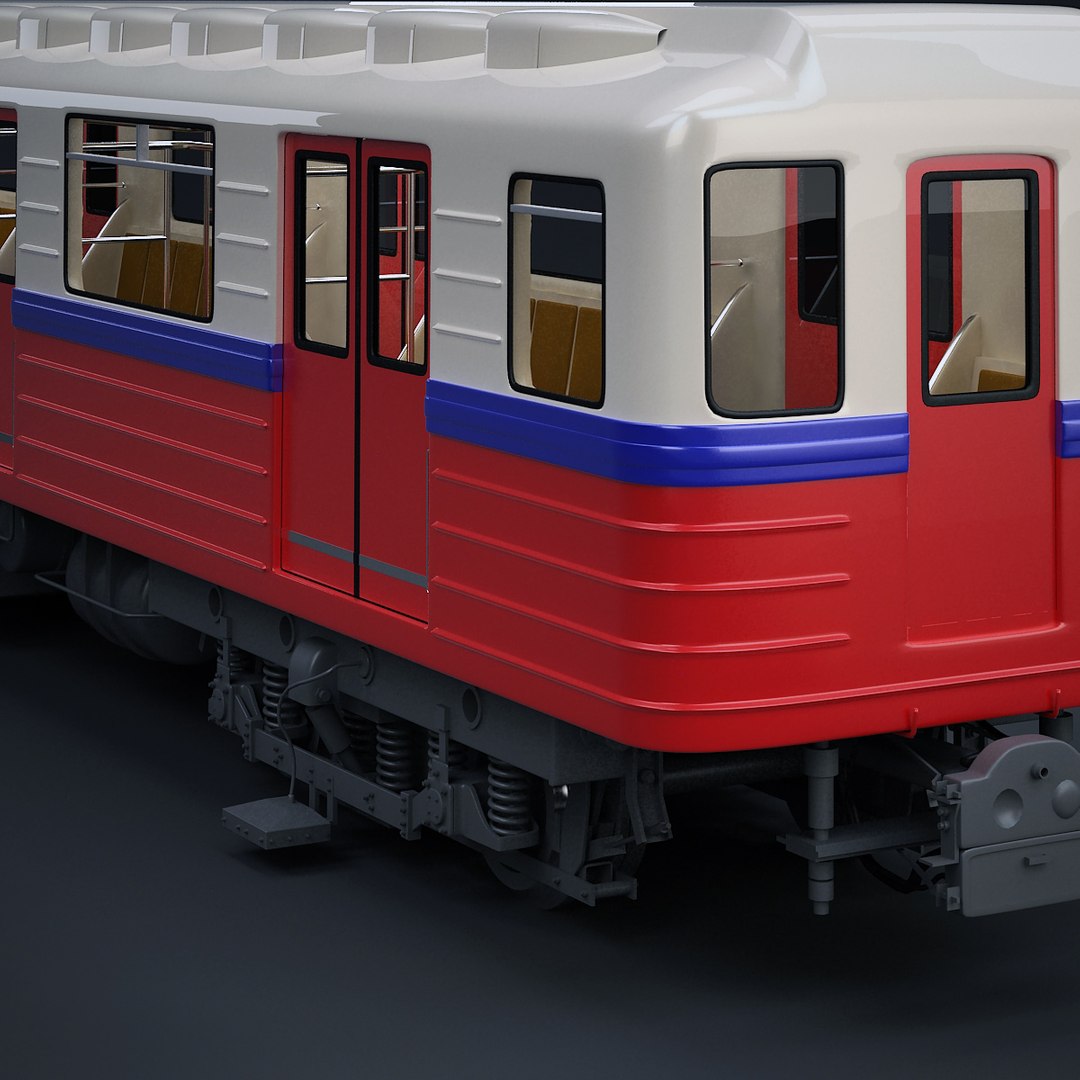Metro Rolling Stock 3d Model