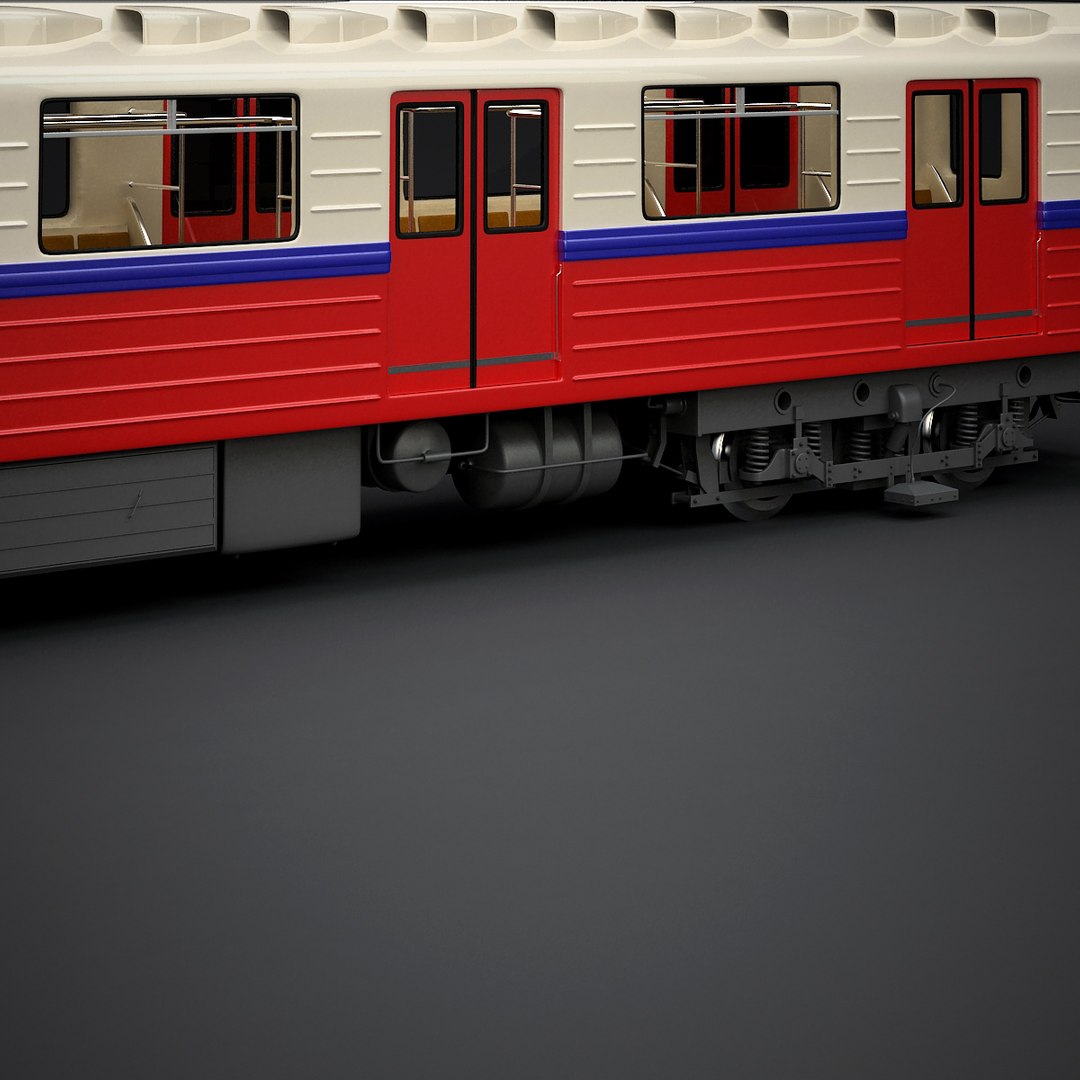 Metro Rolling Stock 3d Model