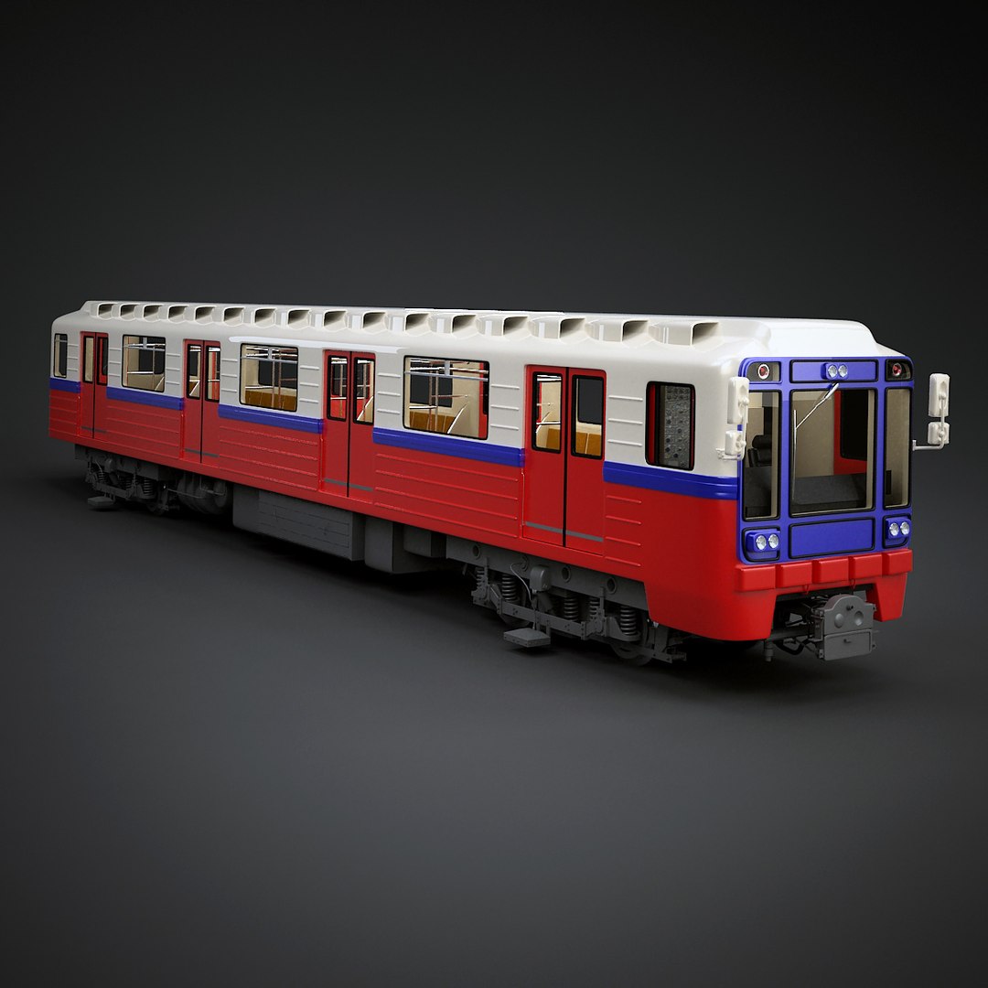 Metro Rolling Stock 3d Model