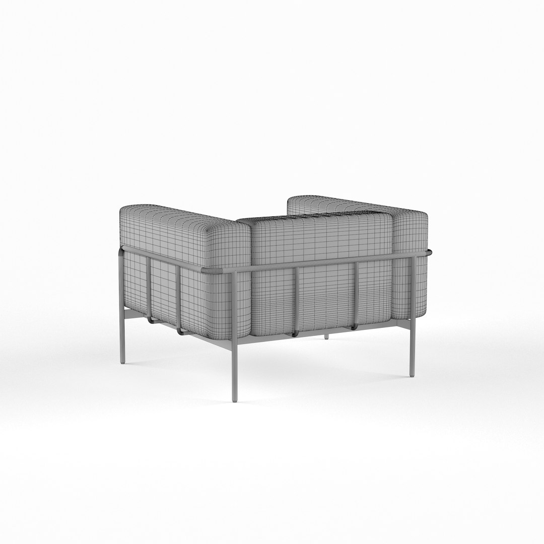 3D Cache Lounge Chair - TurboSquid 1913954