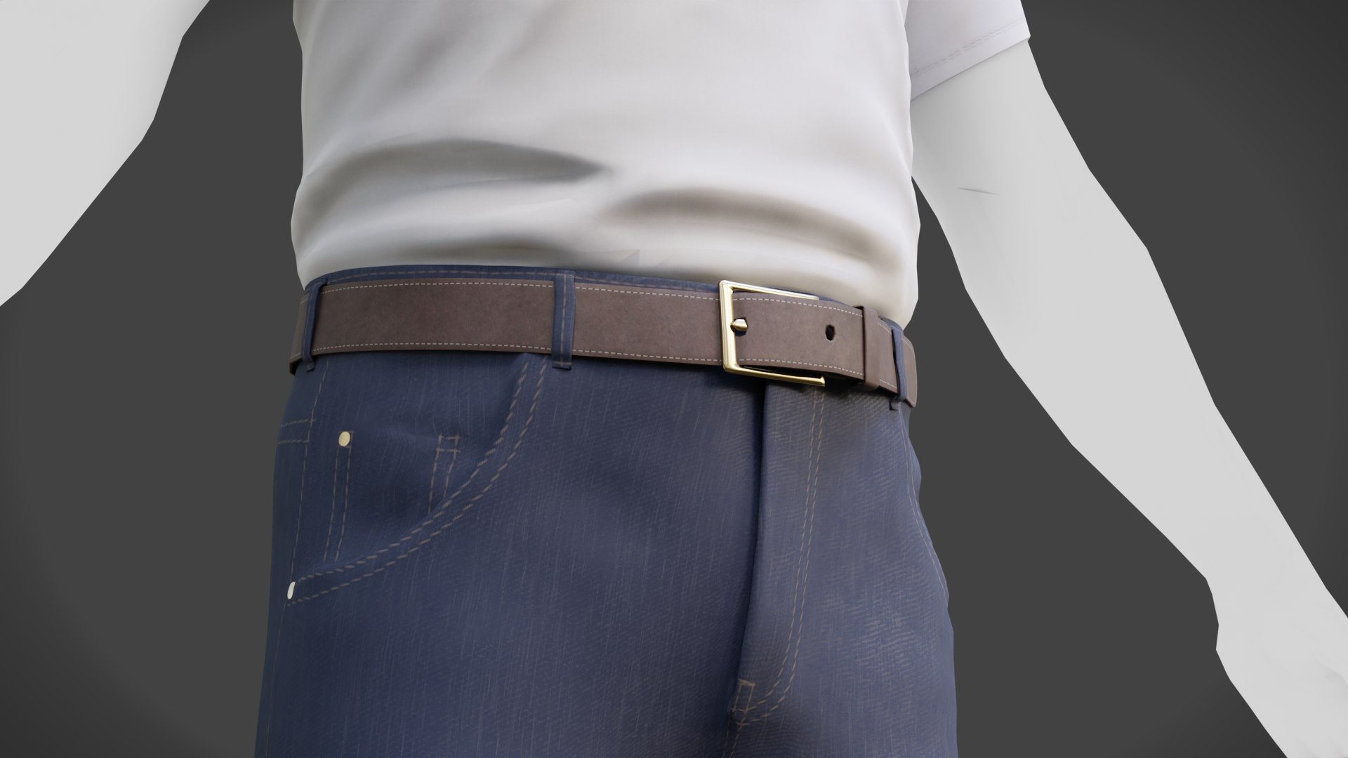 3D Semi Casual Male Full Outfit Model - TurboSquid 1977038