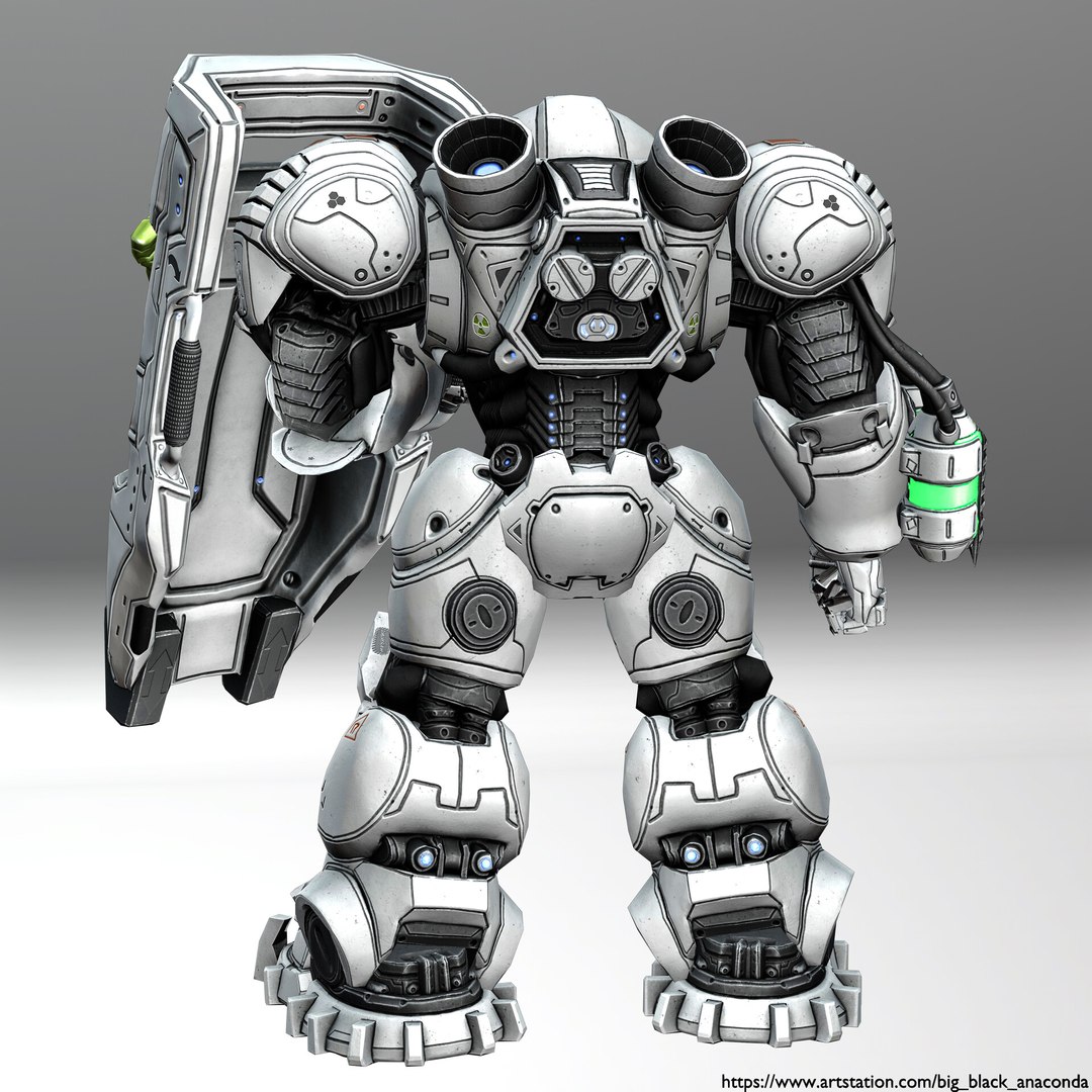 3D Medic Cyborg From Starcraft-2 - Highly Detailed Model - TurboSquid ...