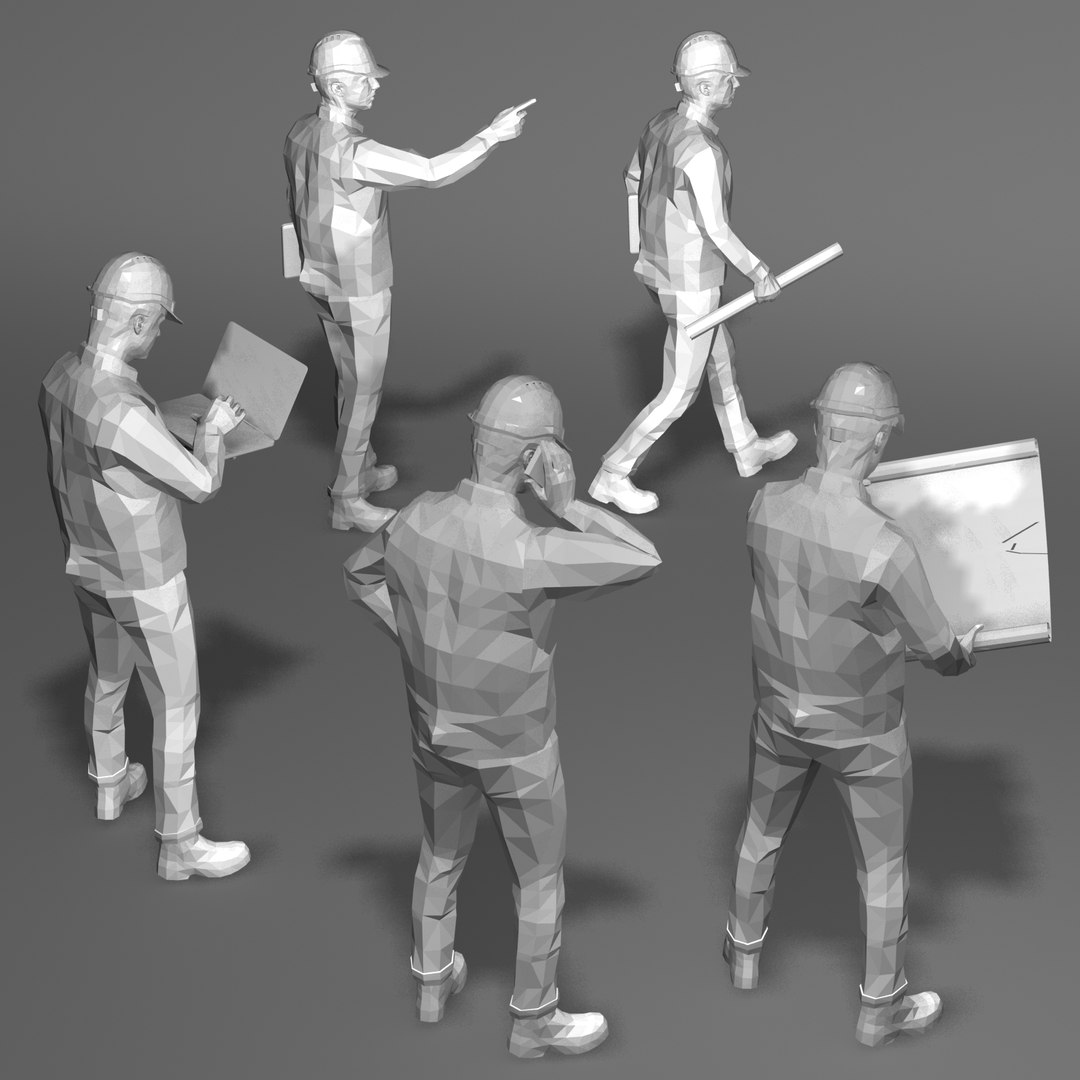 Workman Engineer 3D Model - TurboSquid 1256677