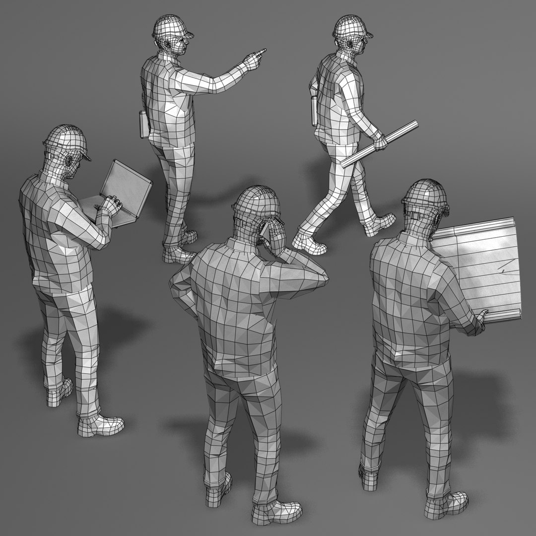 Workman Engineer 3D Model - TurboSquid 1256677