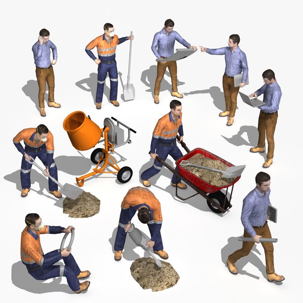 Workman engineer 3D model - TurboSquid 1256677