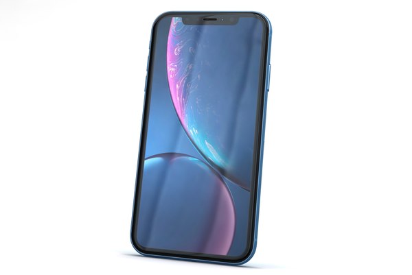 3D apple iphone xr blue model - TurboSquid 1336017