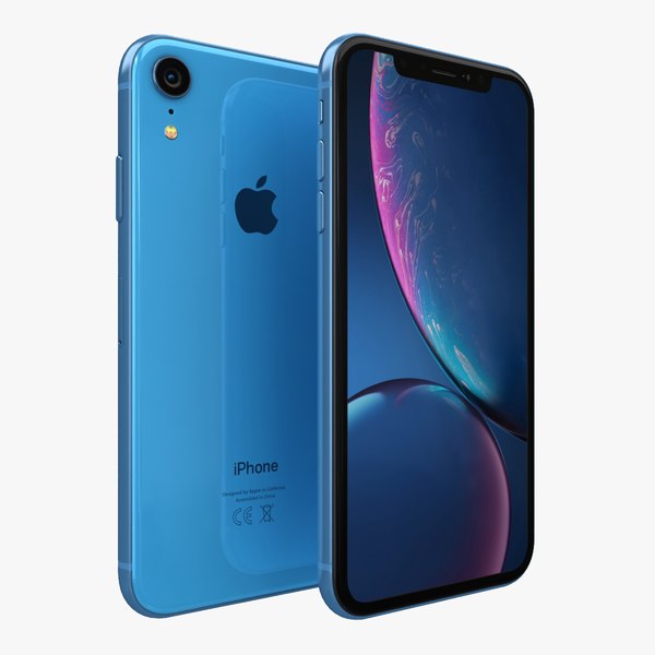 3D apple iphone xr blue model - TurboSquid 1336017