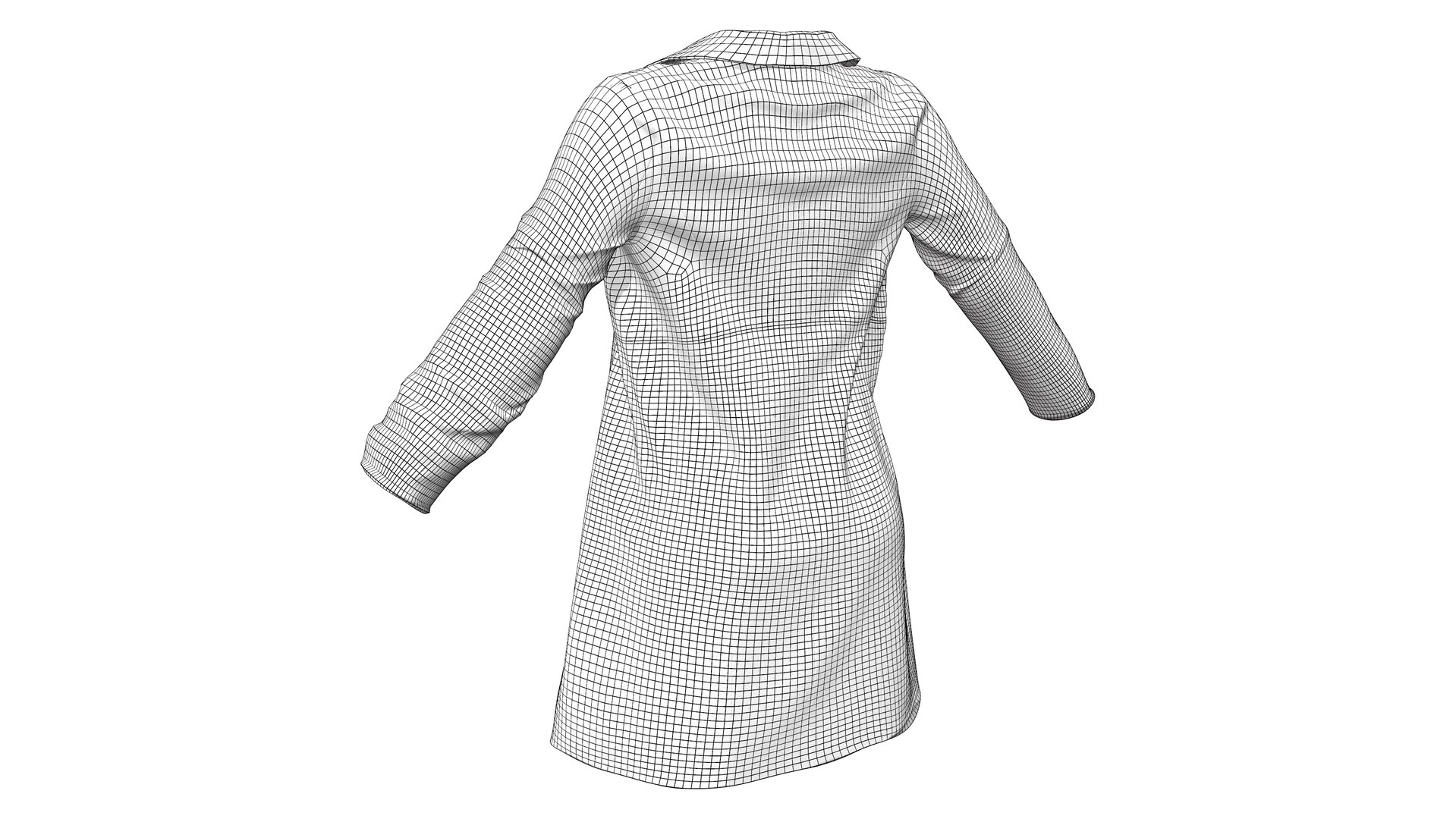3D Women Full Scientist Lab Outfit Model - TurboSquid 1940631