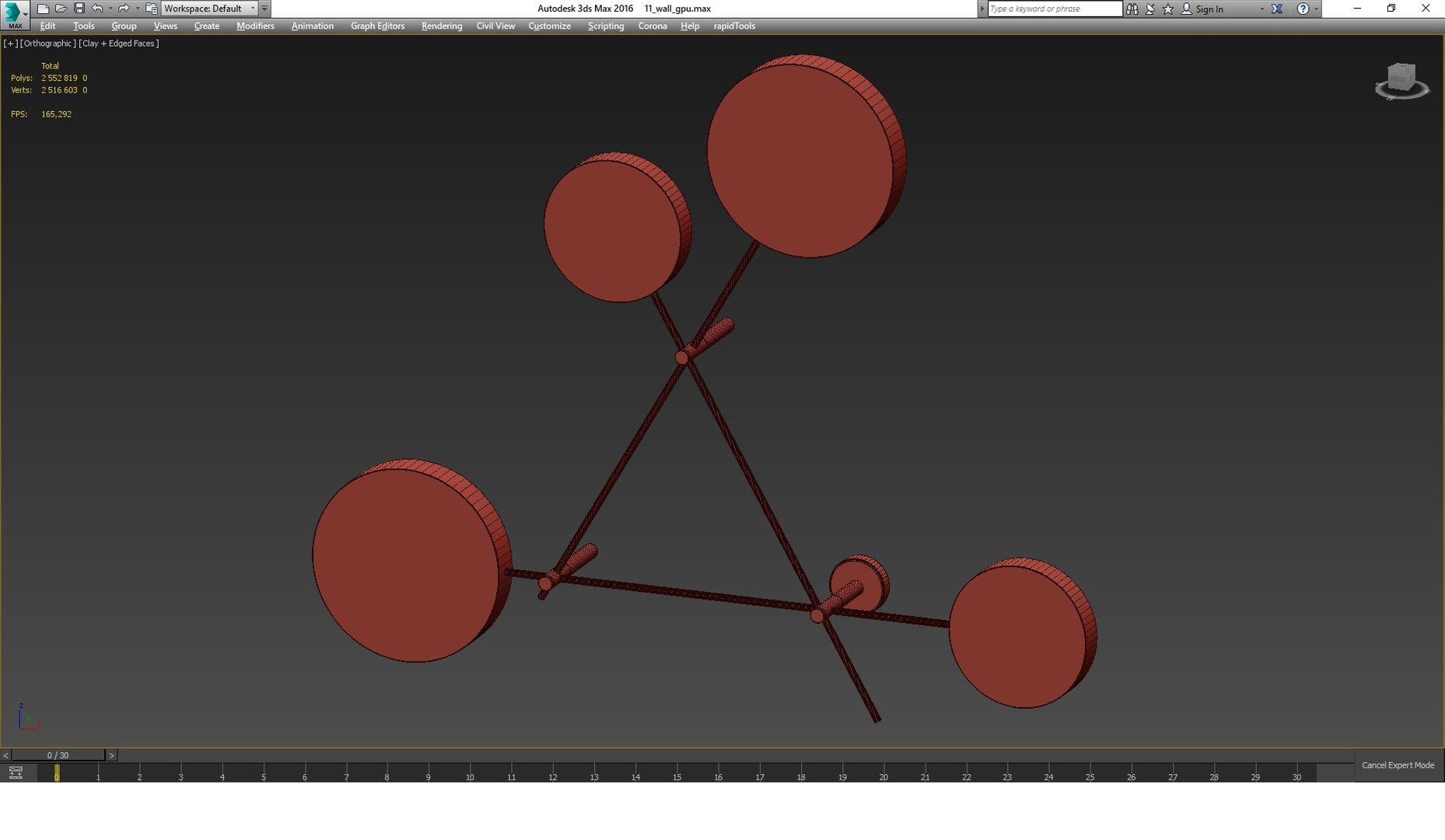 3D IRIDE wall lamp model - TurboSquid 2102903