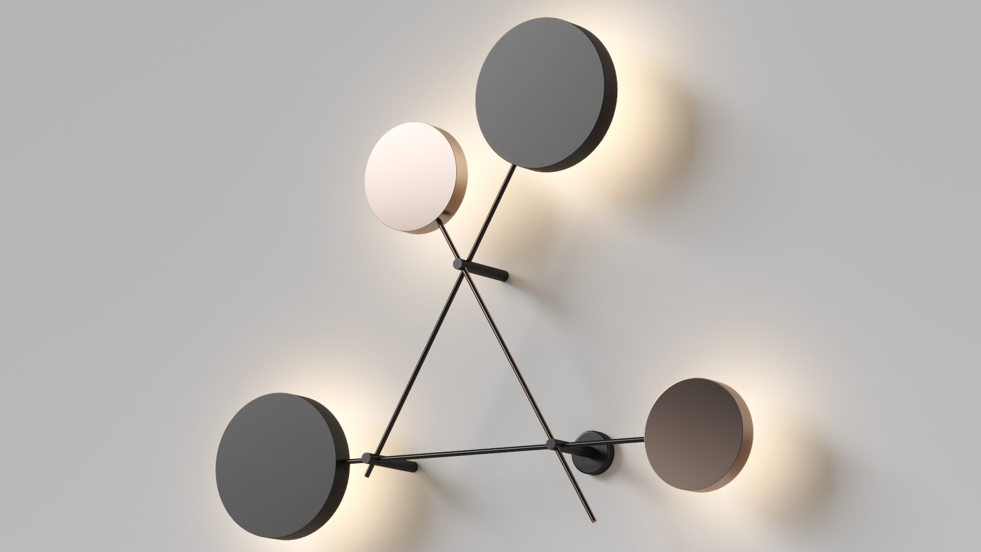 3D IRIDE wall lamp model - TurboSquid 2102903