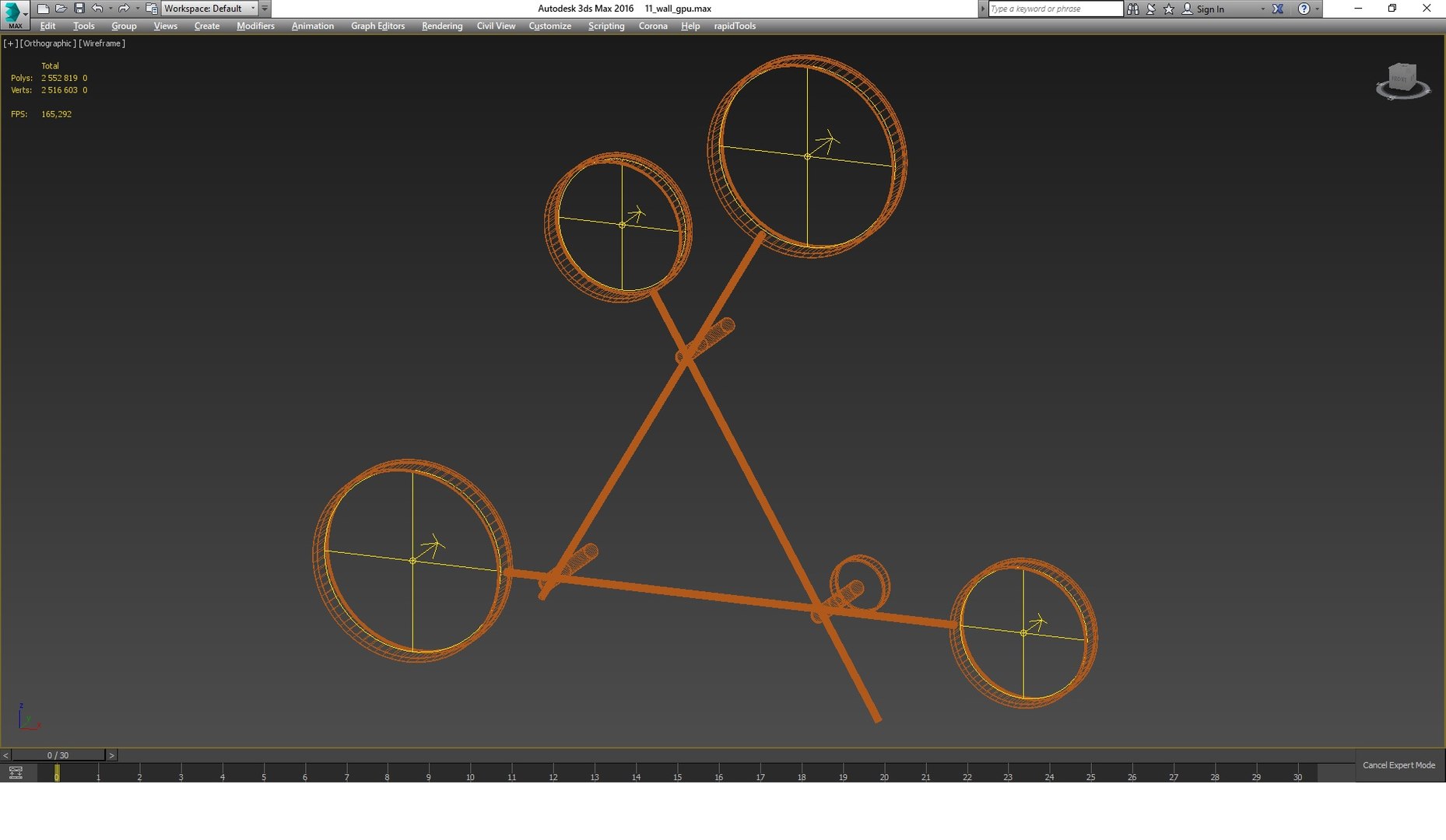 3D IRIDE wall lamp model - TurboSquid 2102903