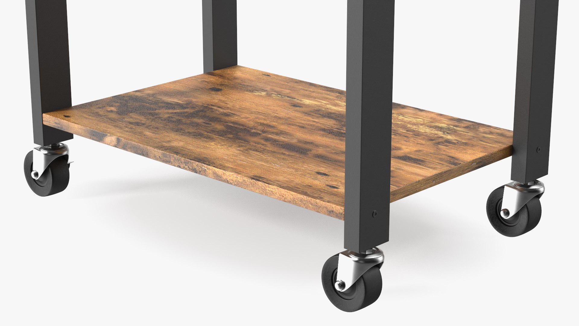 Drew Wood Kitchen Cart 3D model - TurboSquid 2137529