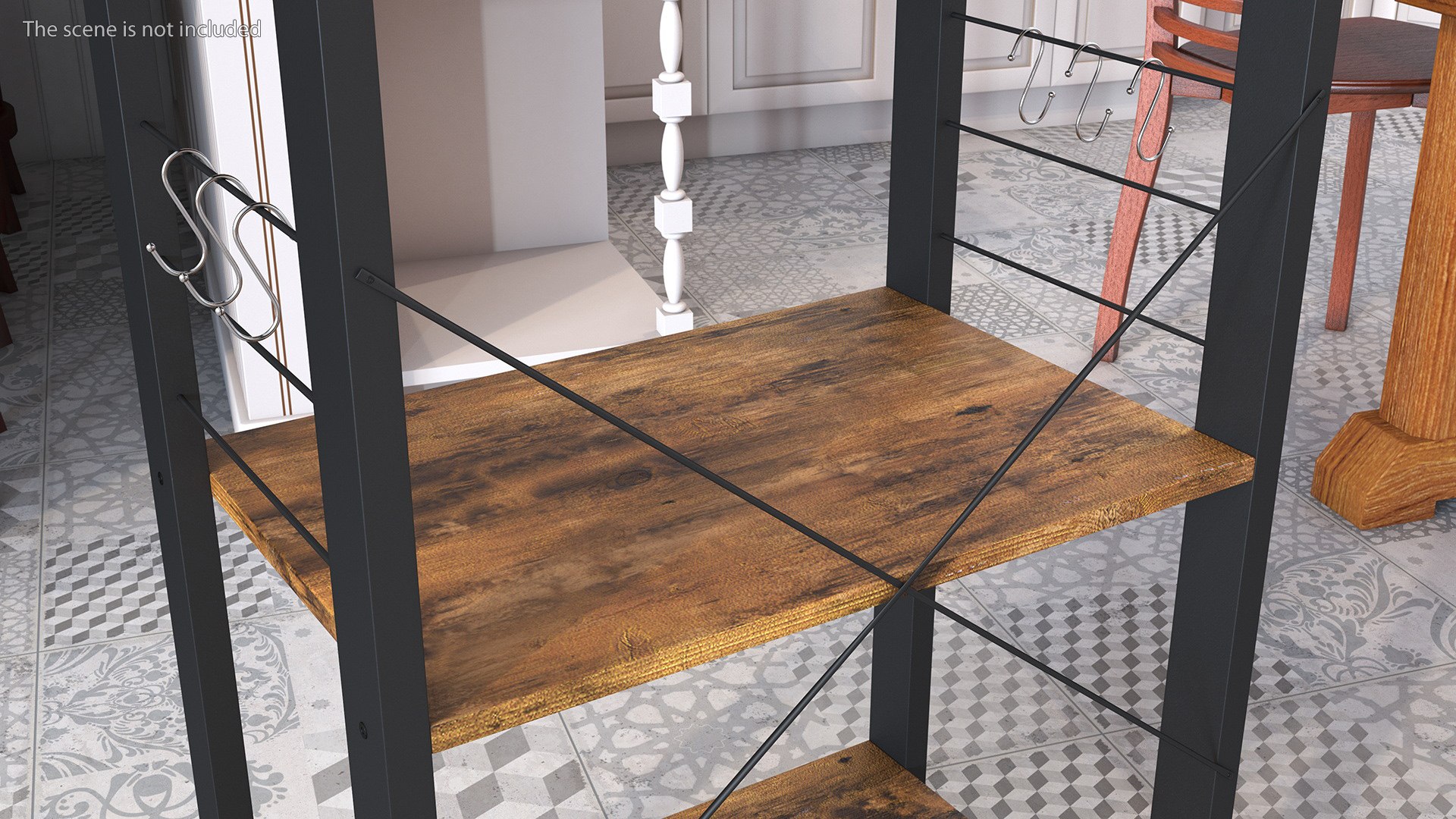 Drew Wood Kitchen Cart 3D Model - TurboSquid 2137529