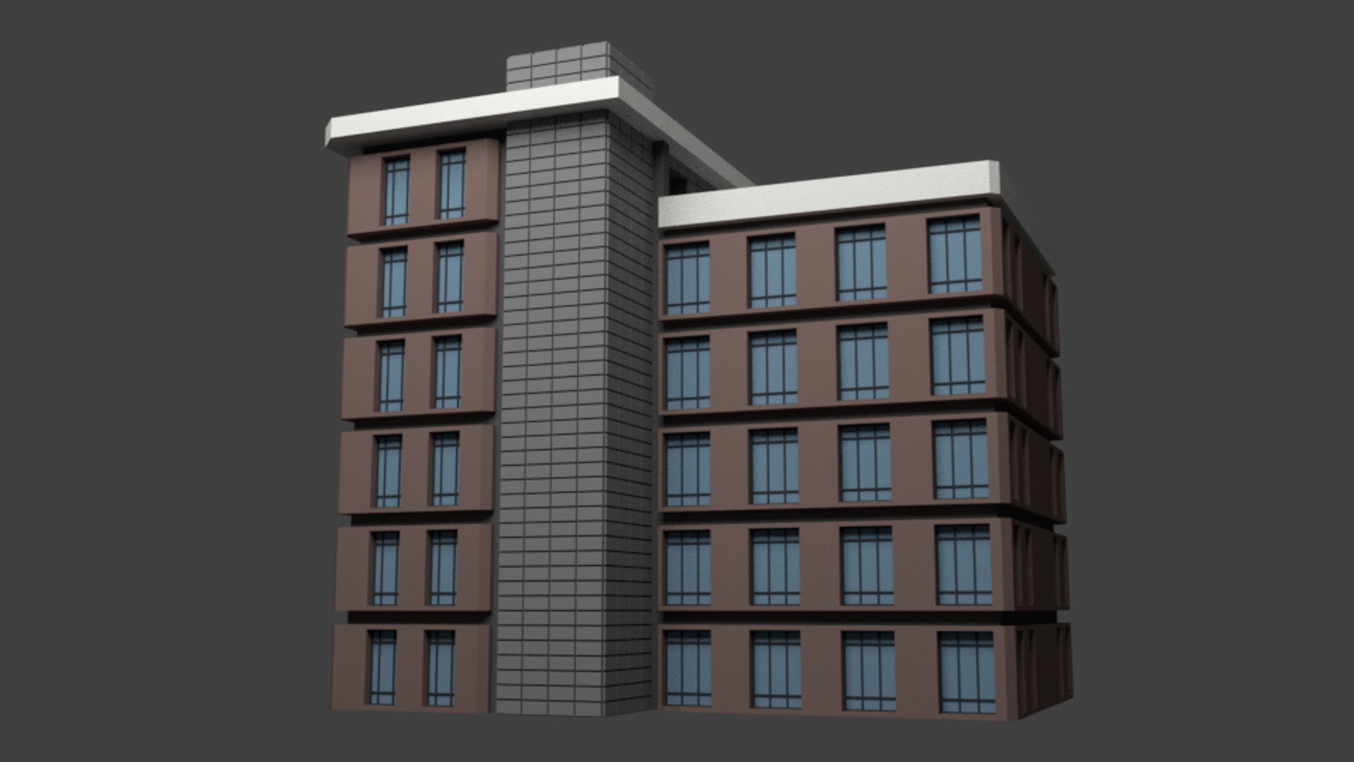 Building Office 3D Model - TurboSquid 1362923