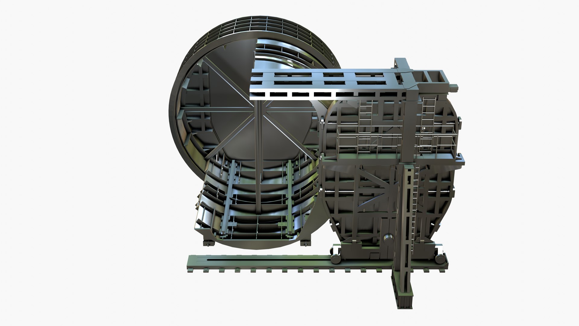 3D model Reactor shaft from a nuclear power plant - TurboSquid 2035491