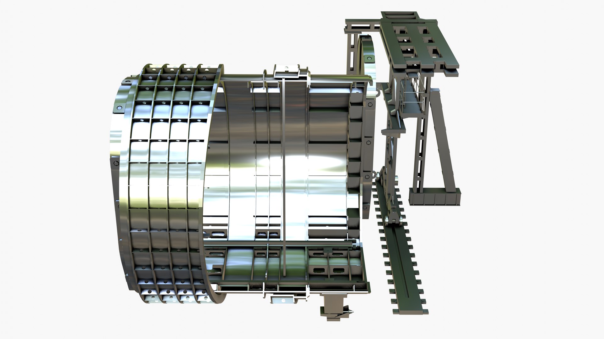 3D model Reactor shaft from a nuclear power plant - TurboSquid 2035491