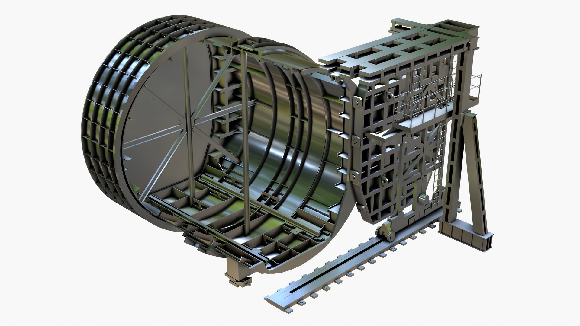 3D model Reactor shaft from a nuclear power plant - TurboSquid 2035491