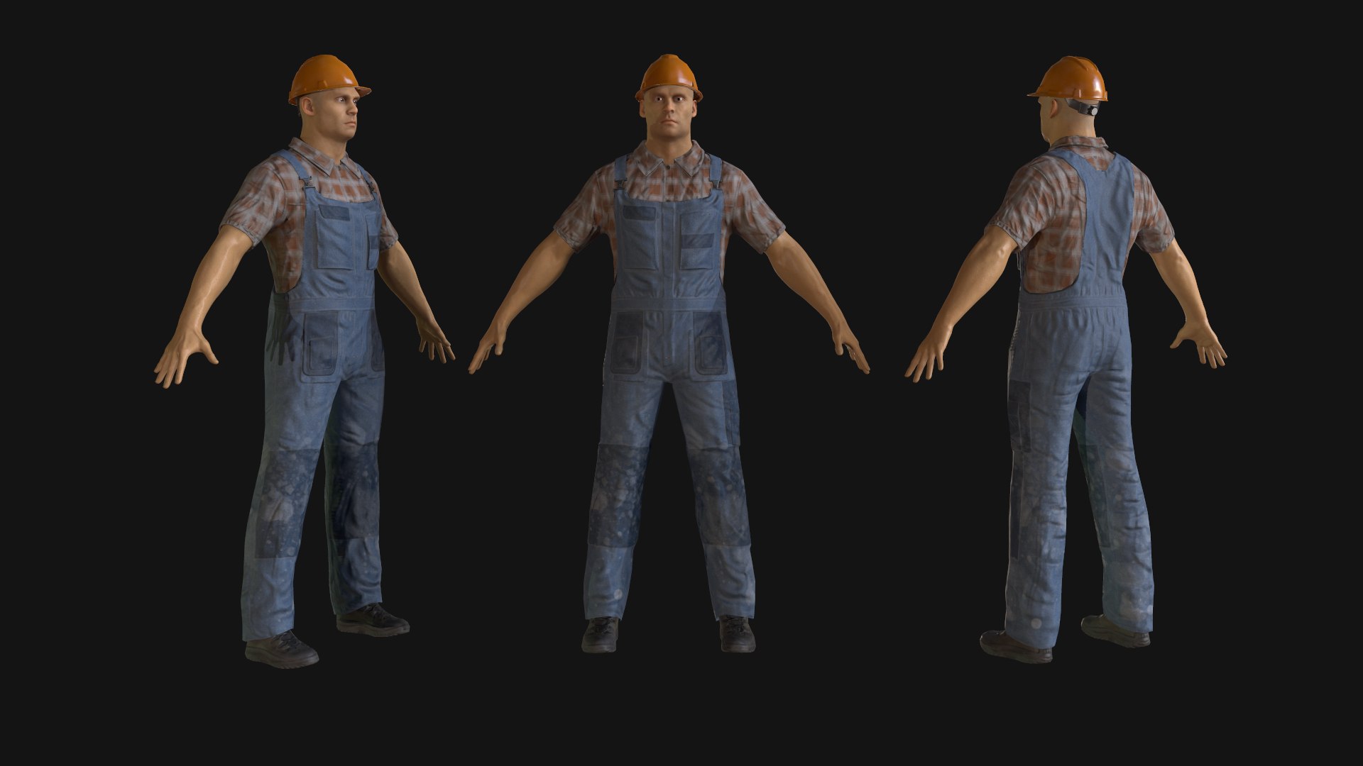 Construction Worker Rigged 3D model - TurboSquid 1811086