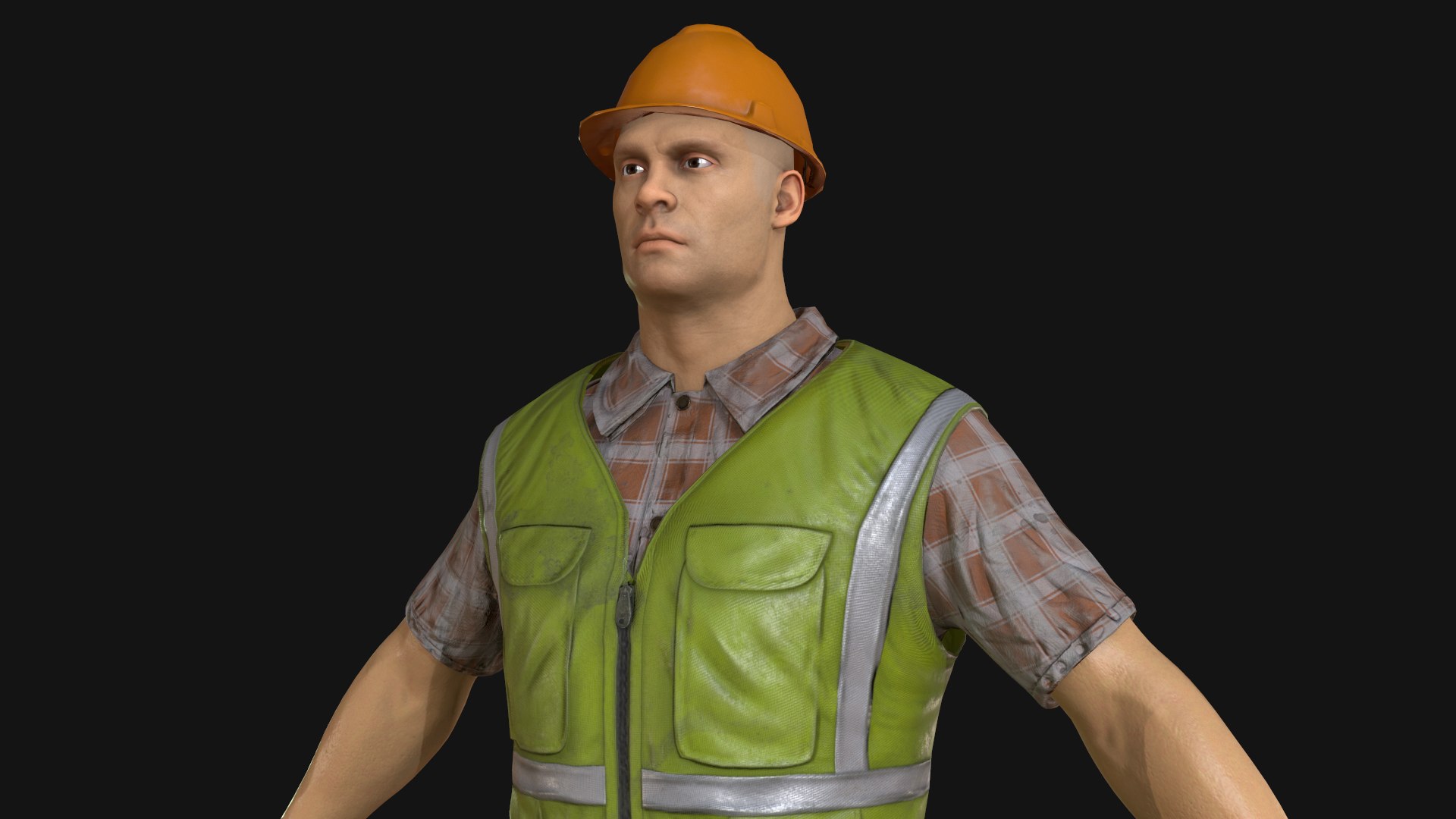 Construction Worker Rigged 3D model - TurboSquid 1811086
