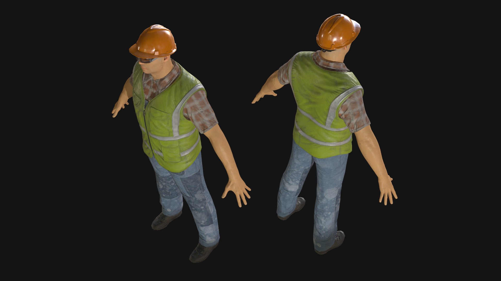 Construction Worker Rigged 3D model - TurboSquid 1811086