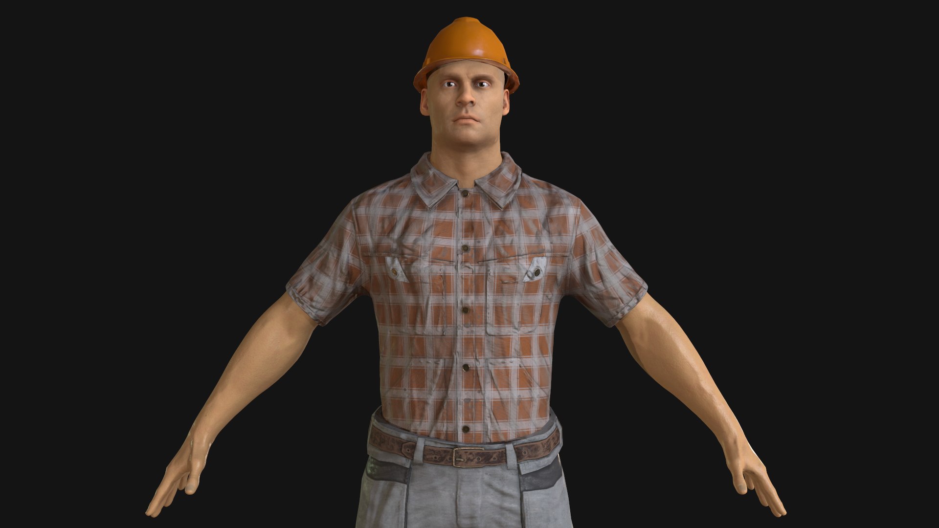 Construction Worker Rigged 3D model - TurboSquid 1811086